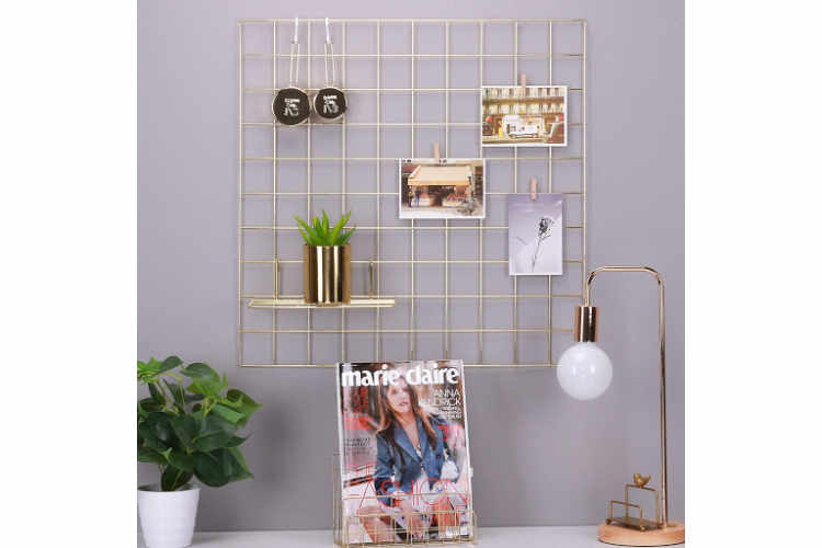 How to Organize With Wire Grid Wall Panels | Apartment Therapy