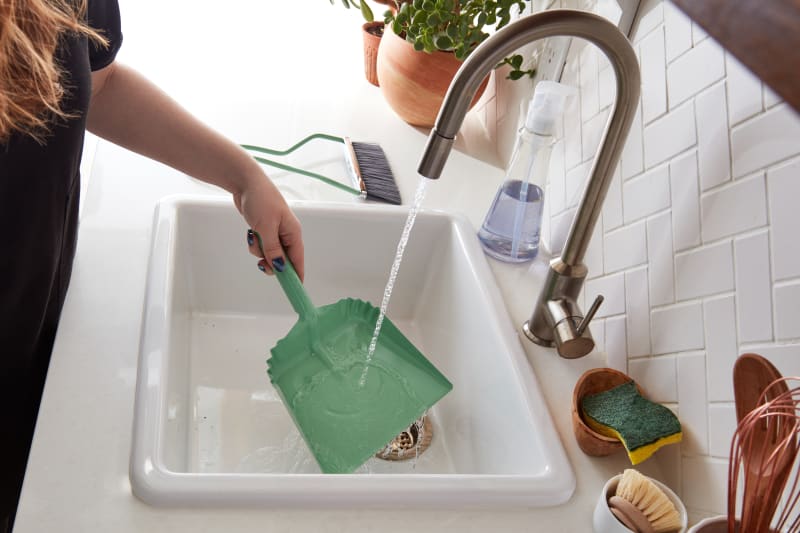 This Trick Will Make Any Dust Pan Work Way Better | Kitchn