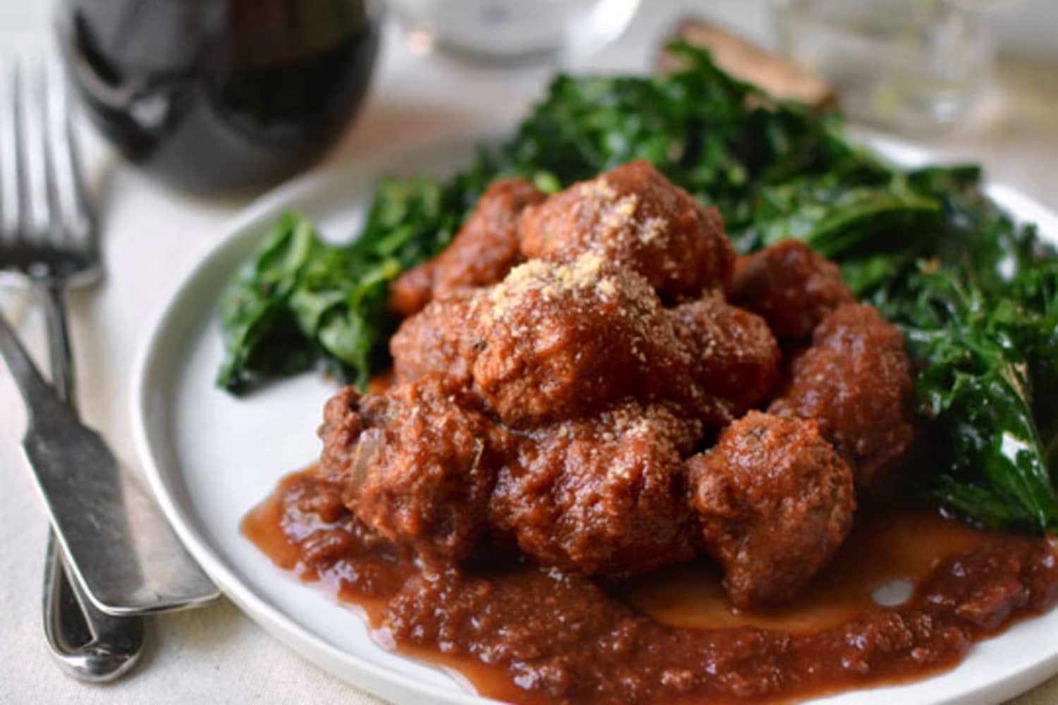 how to bake veal meatballs