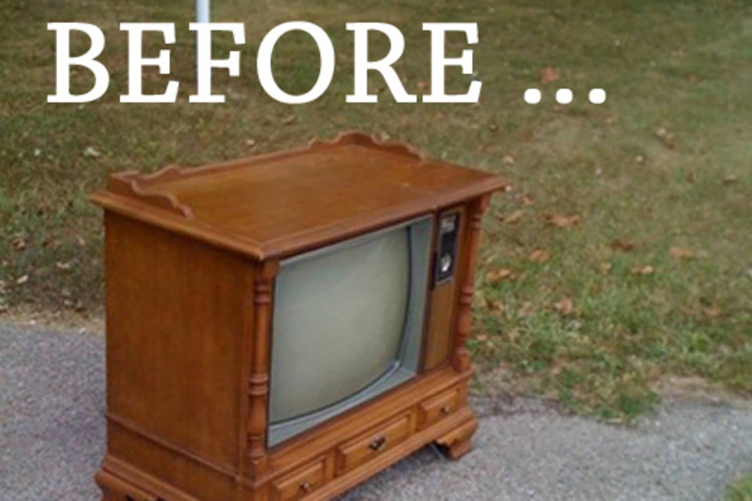 Before & After: From Console TV to Console Table | Apartment Therapy