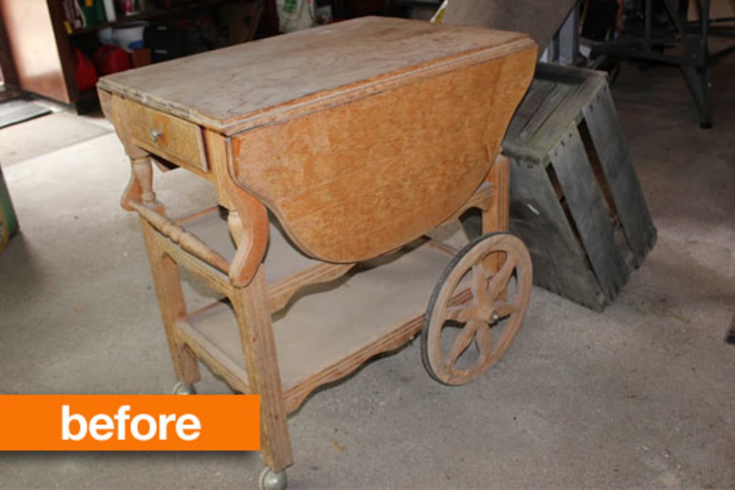 Before & After: Vintage Tea Cart Transformed | Apartment Therapy