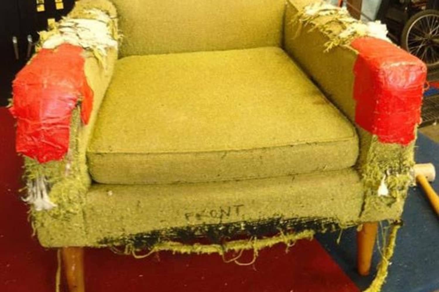 Before & After: From Cat Scratcher to Purrfect Chair | Apartment Therapy