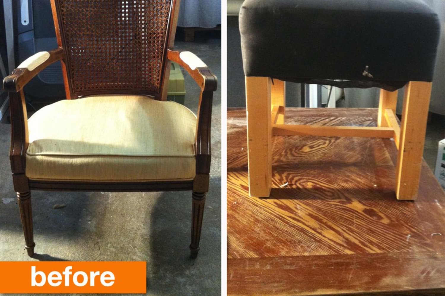 Before & After: Pascale’s 2-in-1 DIY Sitting Spot | Apartment Therapy