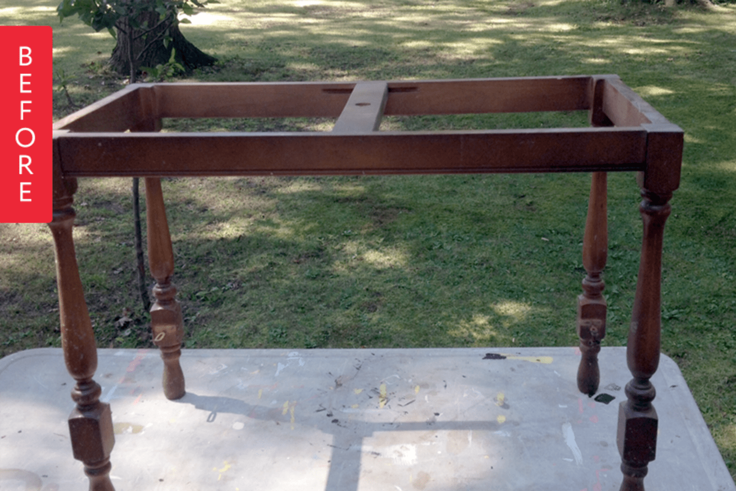 Before & After: A Table Skeleton Comes Back to Life | Apartment Therapy