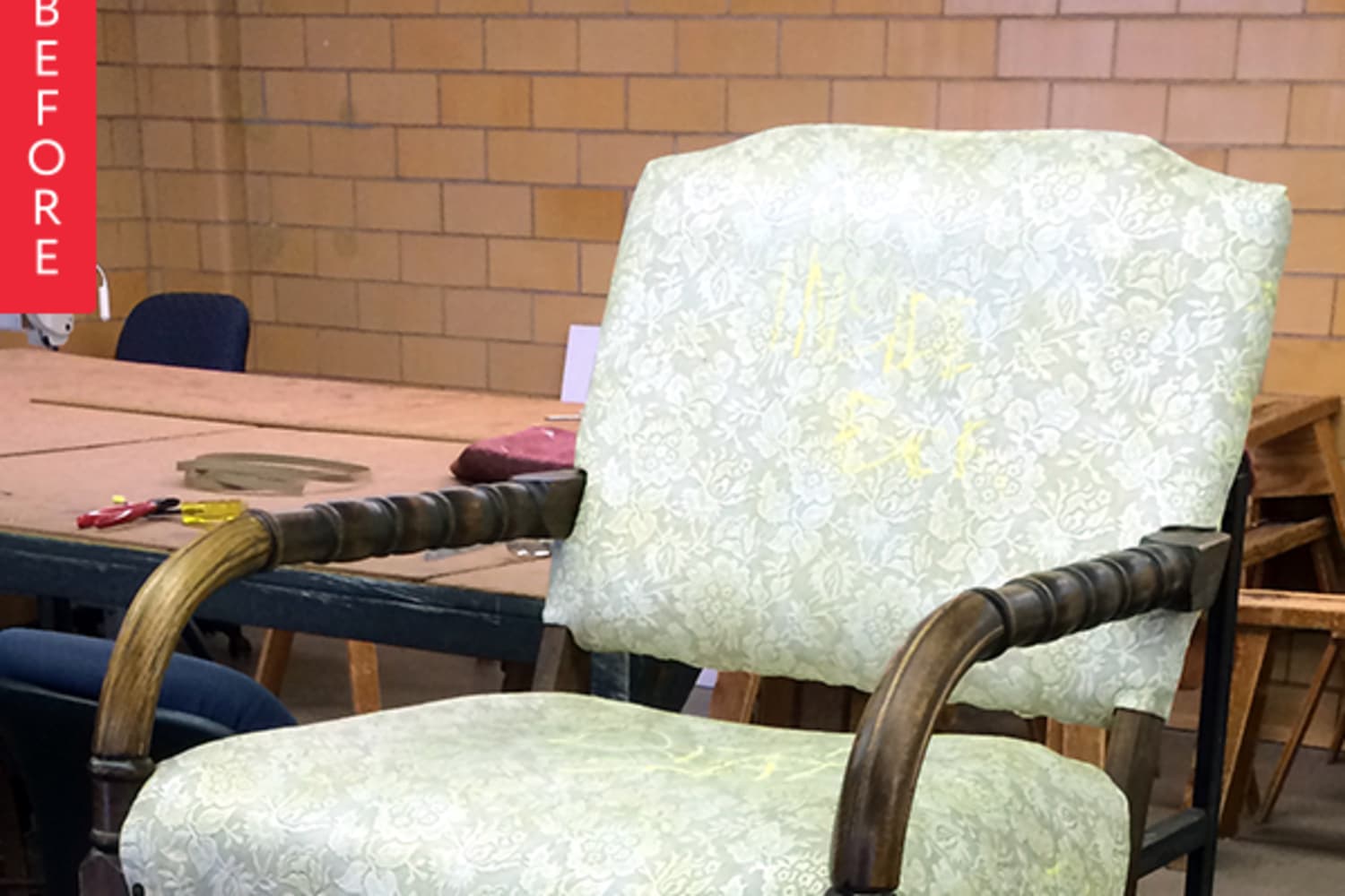 Before & After: A Botched 50’s Chair Gets a Brush Up | Apartment Therapy