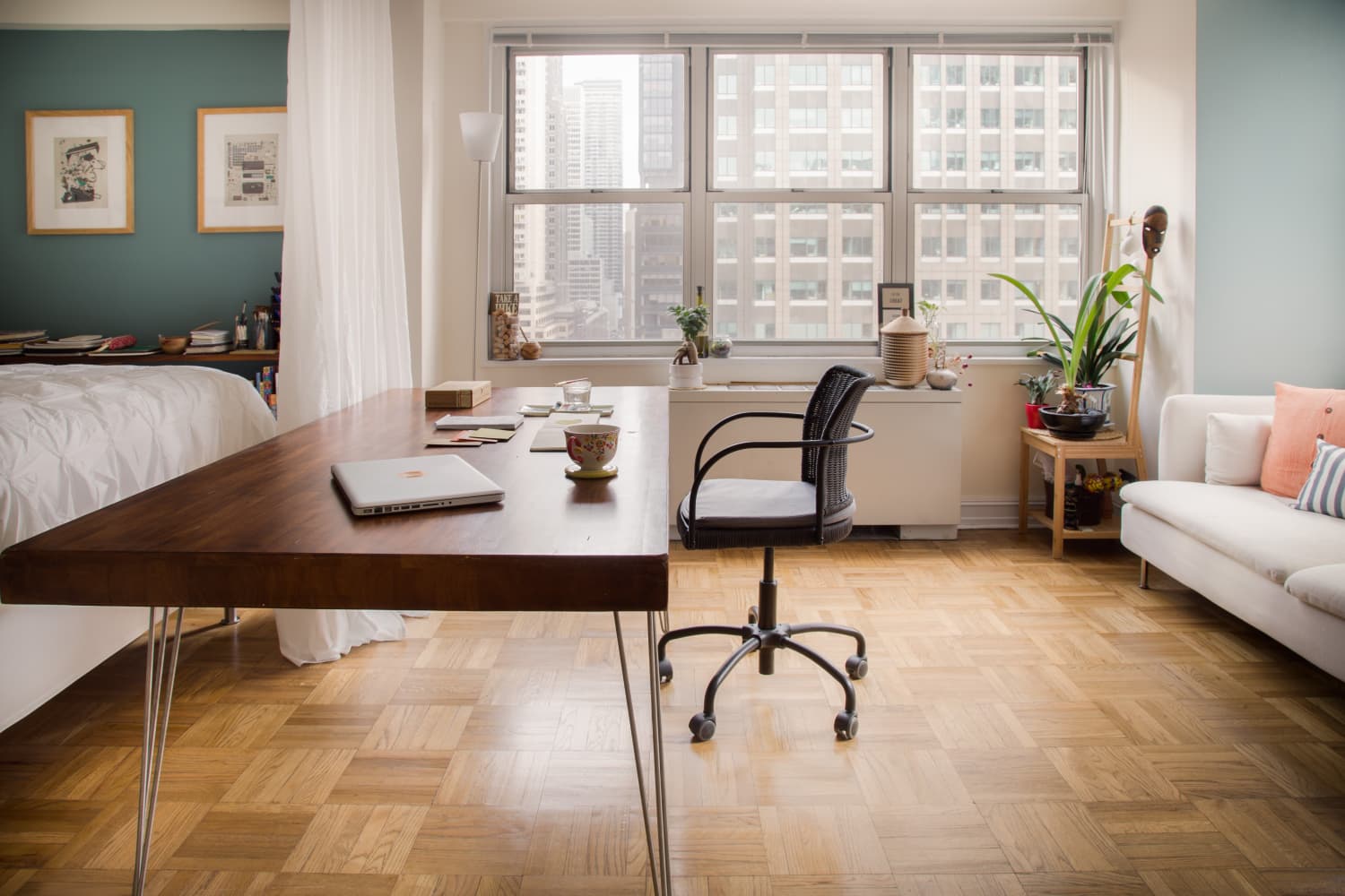 Emily’s Super Sunny Small Studio Apartment | Apartment Therapy