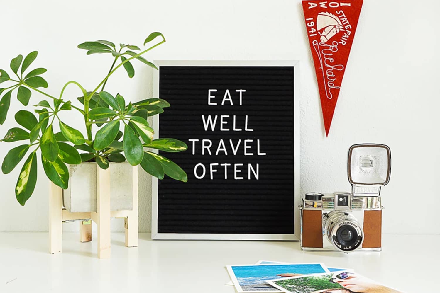 How to Make a DIY Vintage Style Felt Message Board | Apartment Therapy