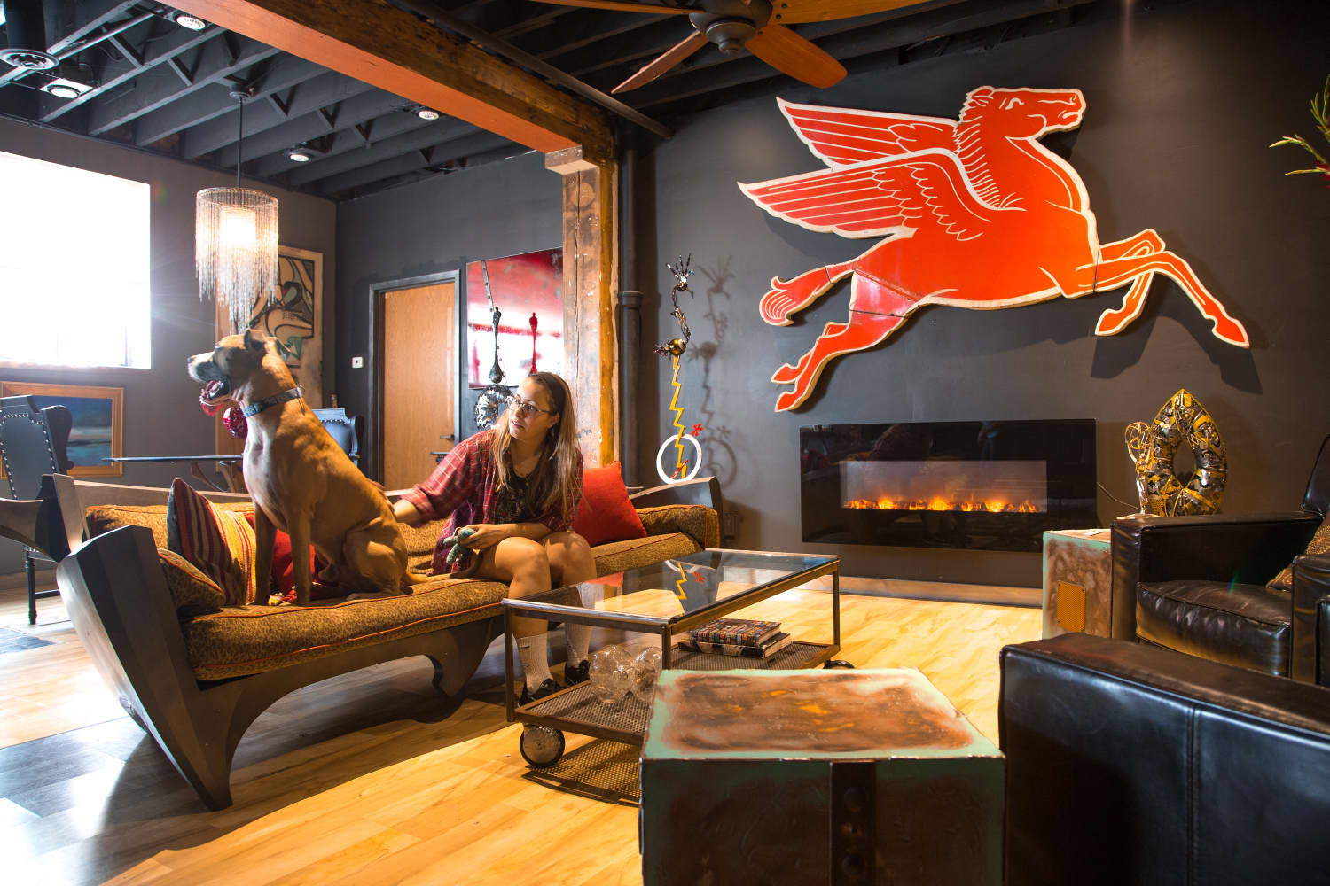 House Tour: A Basement Turned Art-Filled Home | Apartment Therapy