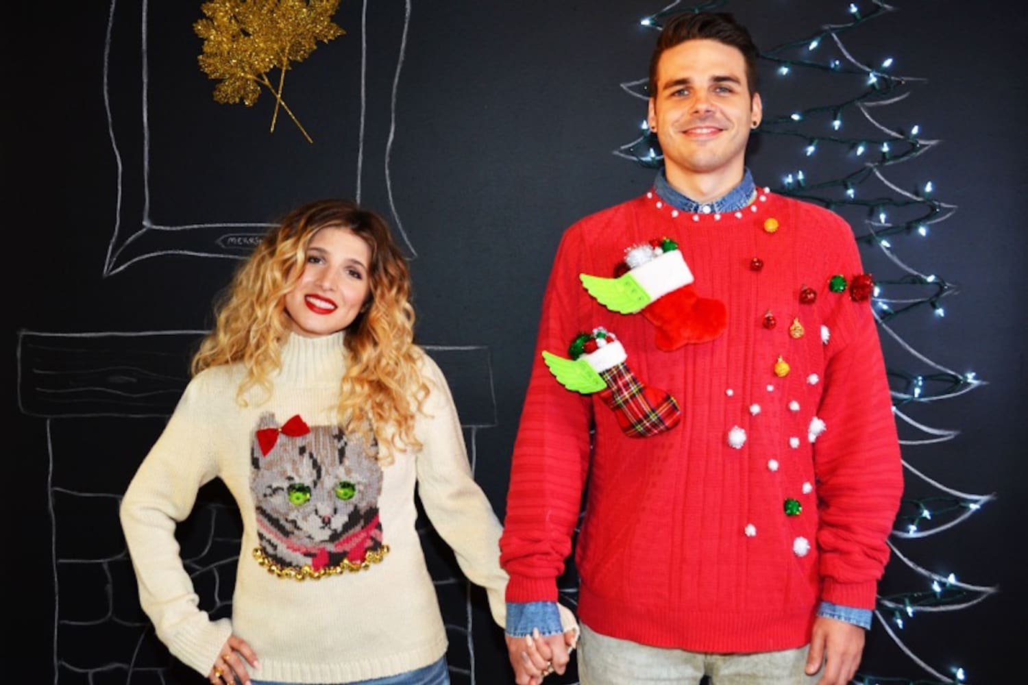 DIY Ugly Christmas Sweaters That Are Funny and Tacky | Apartment Therapy
