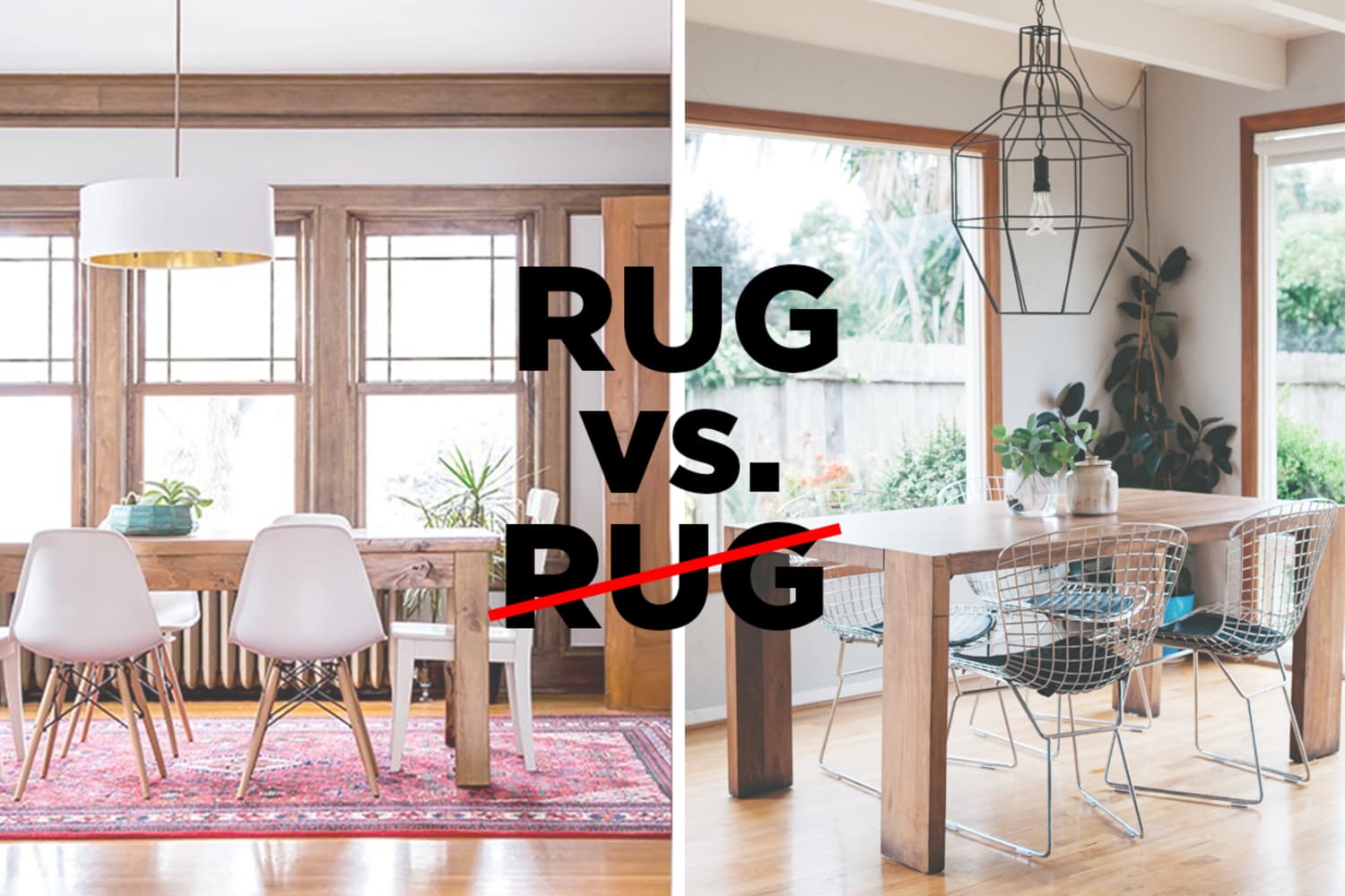 Does a Rug Belong Under a Dining Table? Here's How to Tell. | Apartment ...