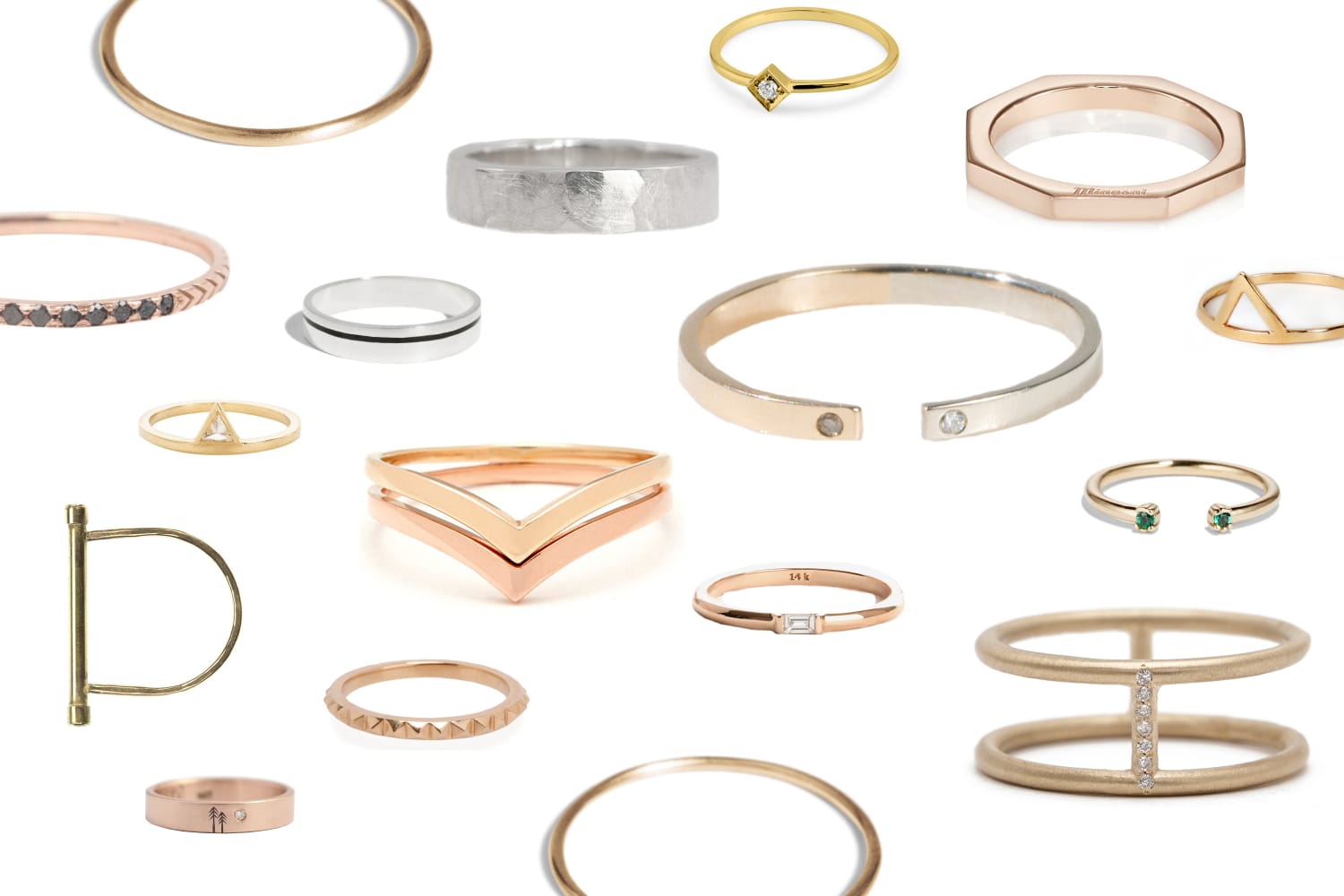 21 Modern Wedding Bands for a Minimalist Bride | Apartment Therapy