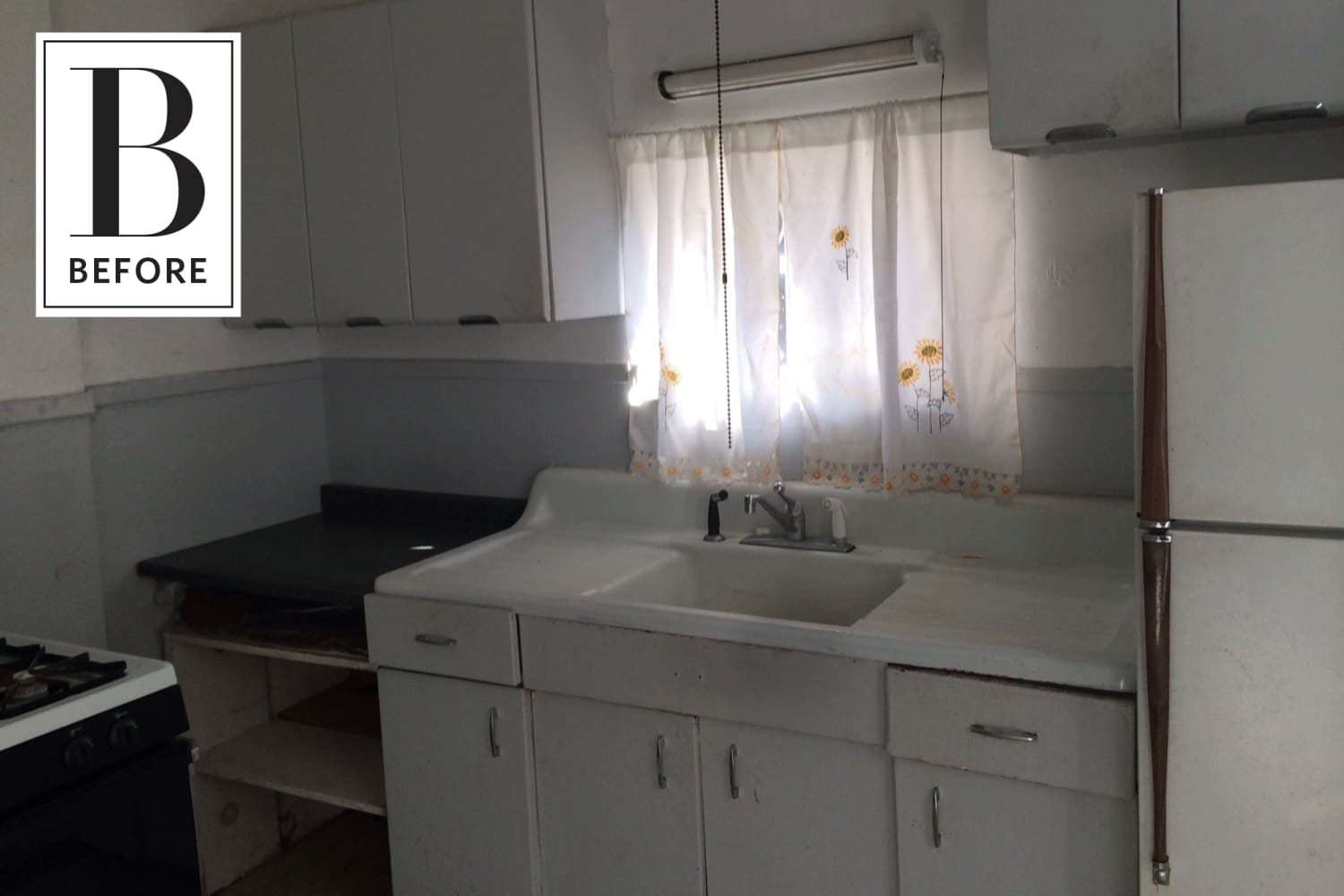 Before and After: A Dark, Dated Kitchen's Beautiful Update | Apartment ...