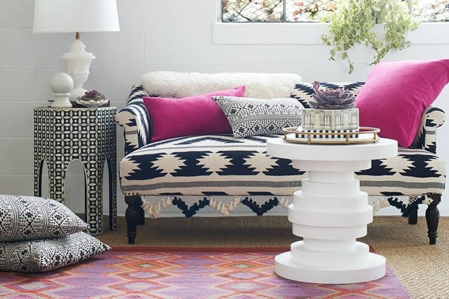 4 Rooms With Modern, Patterned Sofas | Apartment Therapy