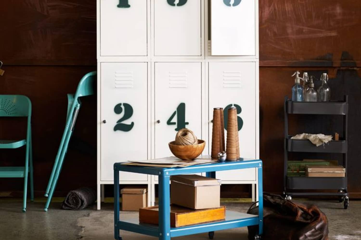 Industrial Chic Ways To Add Lockers to Your Home Decor | Apartment Therapy