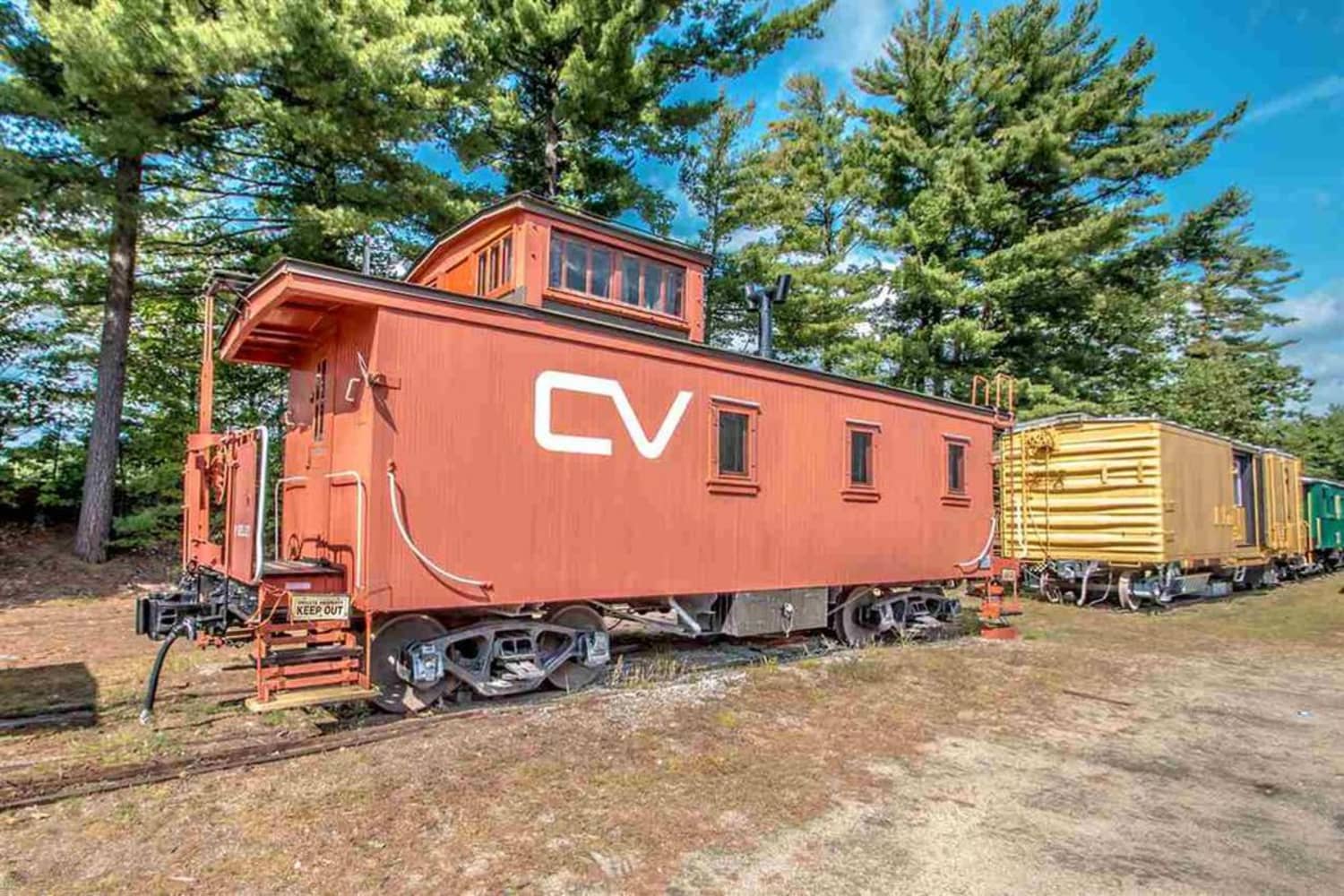 Peek Inside This Converted Caboose Tiny House For Sale | Apartment Therapy