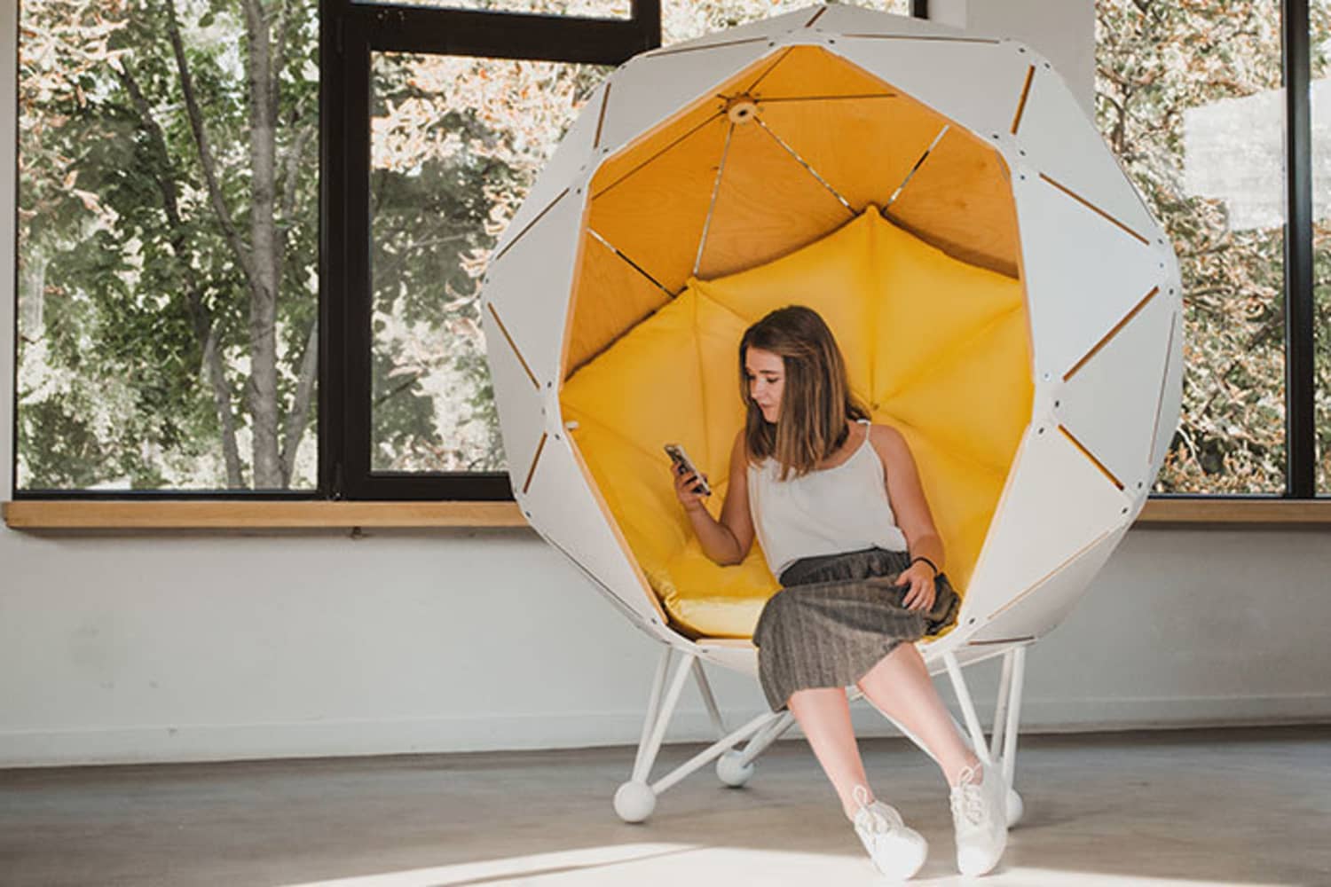 Grab Some Alone Time With This Quirky Privacy Chair | Apartment Therapy