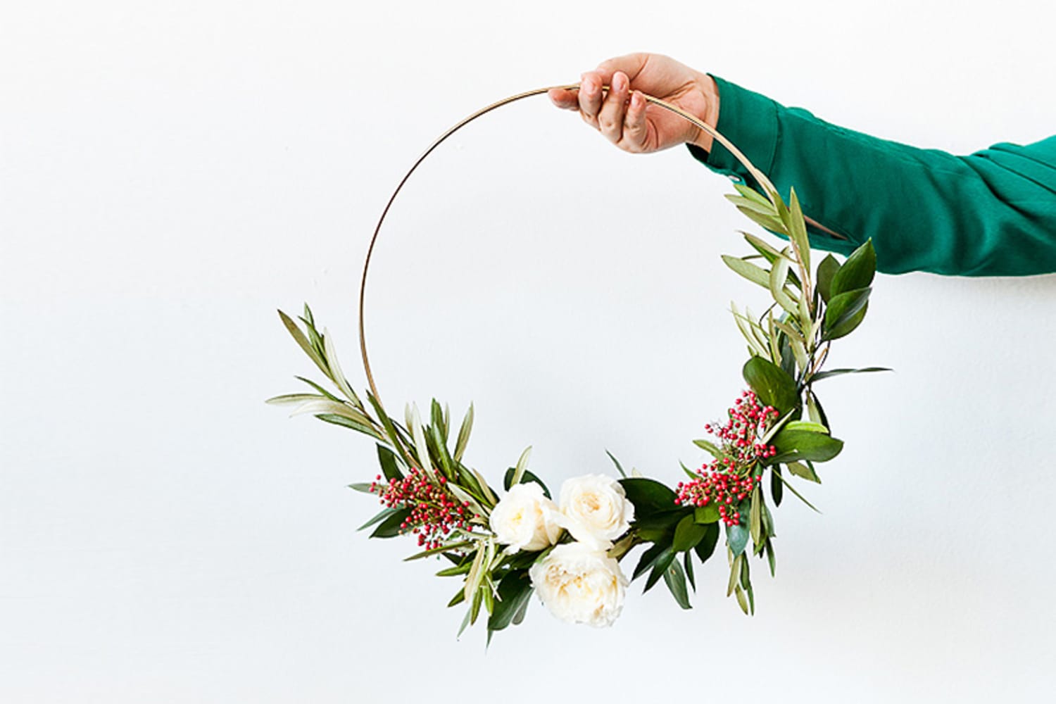 Modern Wreath Ideas: Half Wreath | Apartment Therapy