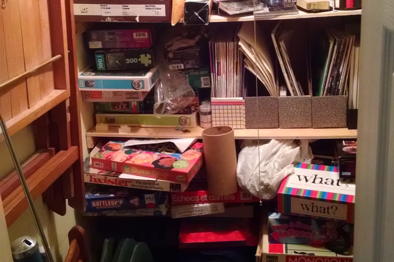 Before & After: A New Use For a Messy, Stuffed Closet | Apartment Therapy