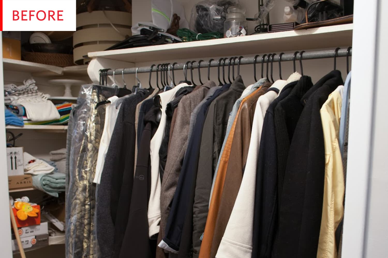 How to Organize A Doorless Closet | Apartment Therapy