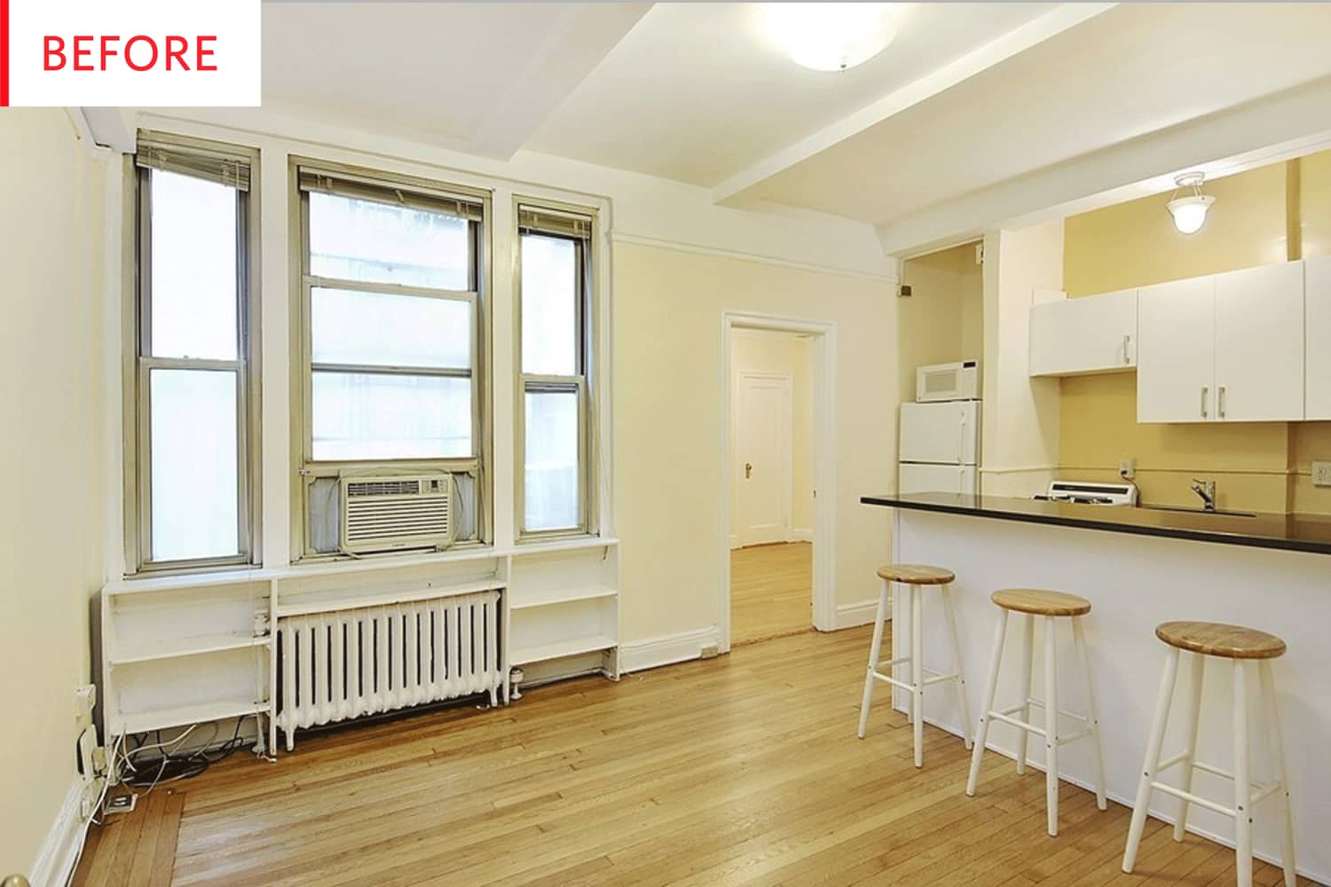 A Tiny, Blah Hell's Kitchen Co-op Gets a Warm Makeover | Apartment Therapy