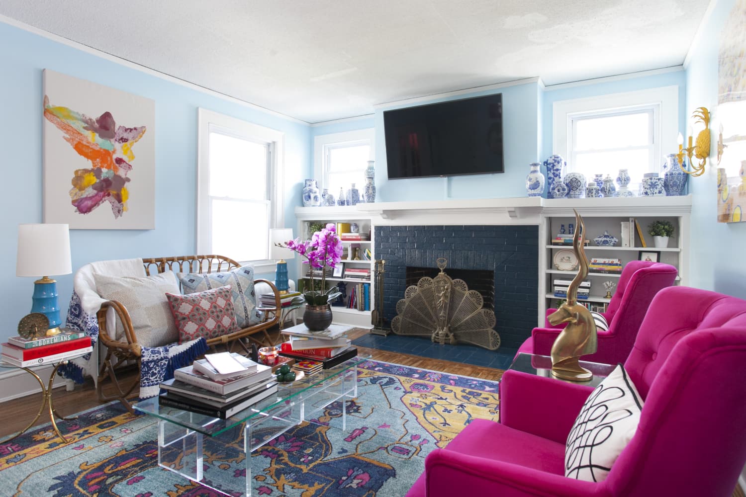 How to Decorate With Bold Colors - Colorful Home Trend | Apartment Therapy