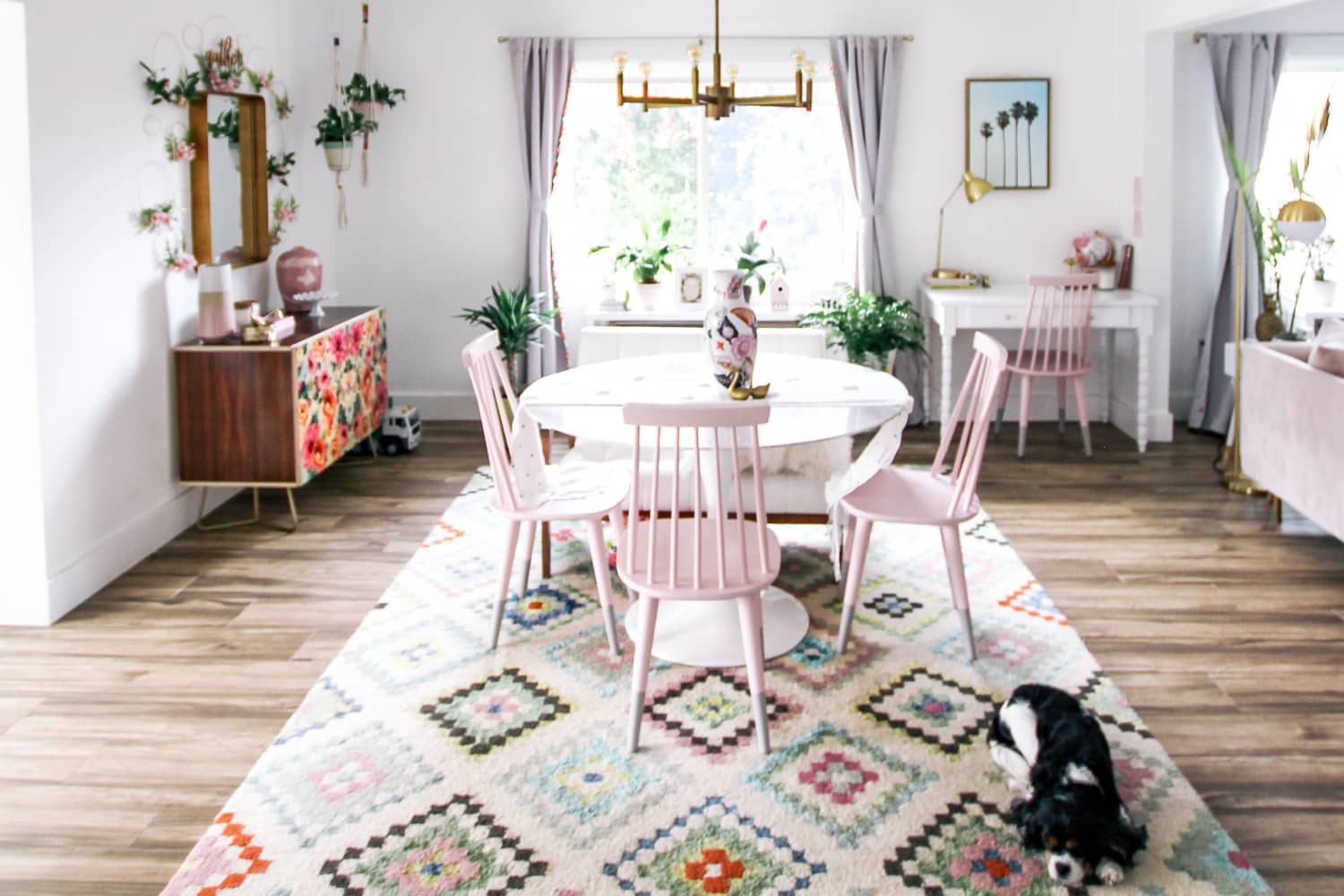 At Home With Ashley's Pink Miami Beach Bungalow Rental | Apartment Therapy