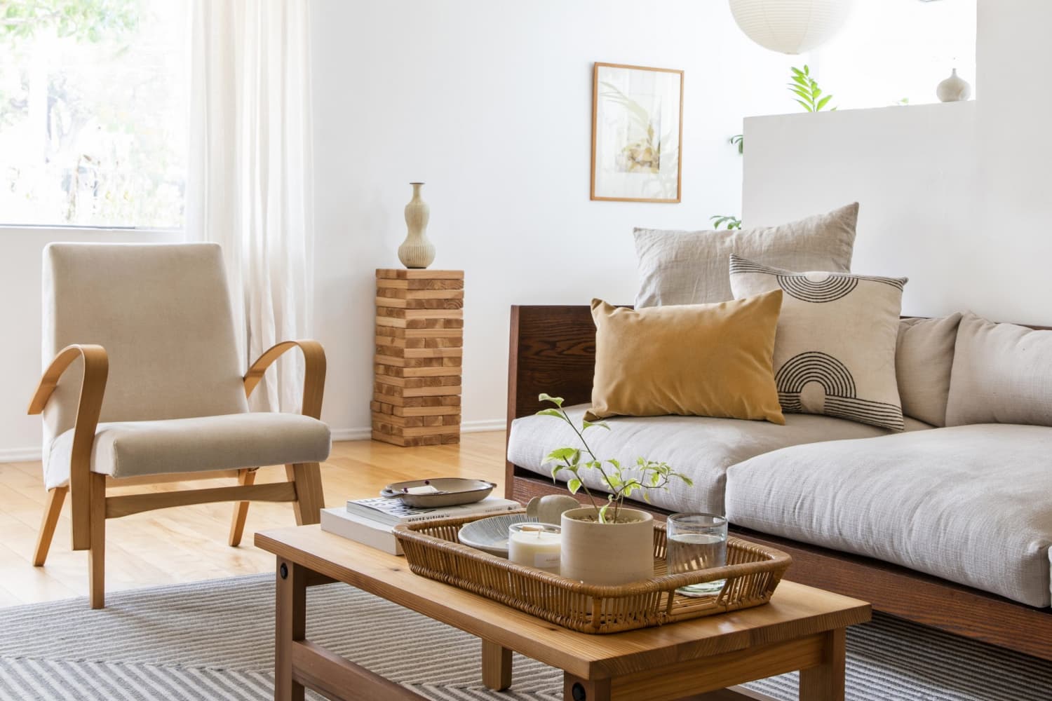 Giant Jenga DIY Side Table and Game Storage Idea | Apartment Therapy