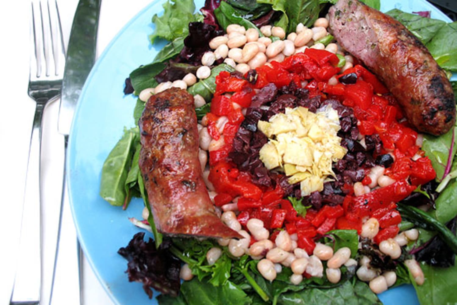 Recipe: Summer Main Course Salad with Beans and Basil | The Kitchn