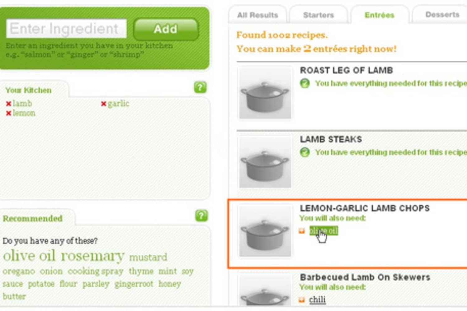 Web Resource: Supercook | The Kitchn