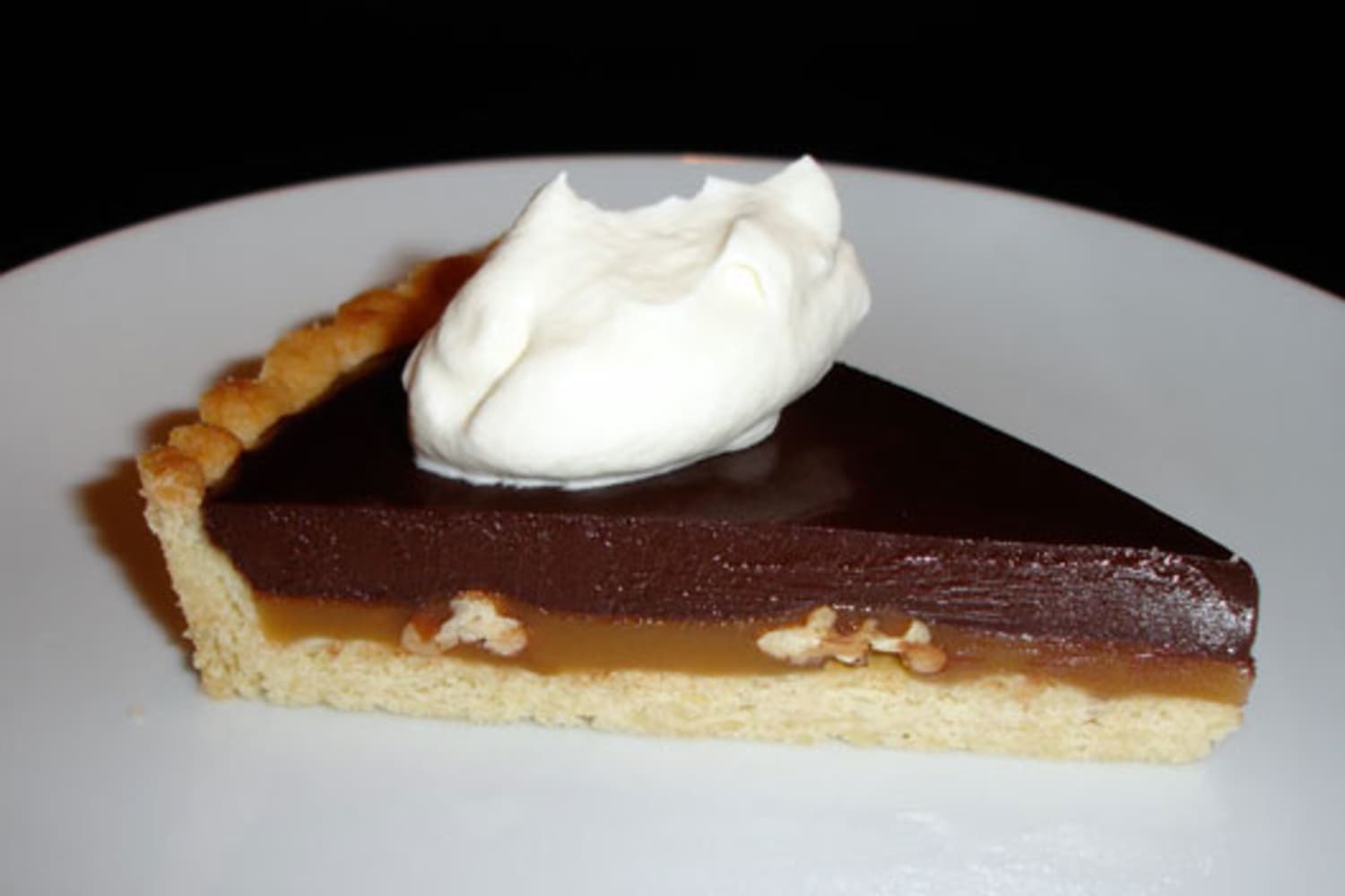 Chocolate Bourbon Truffle-Turtle Tart Best Pie Bakeoff 2008 Entry #12 ...