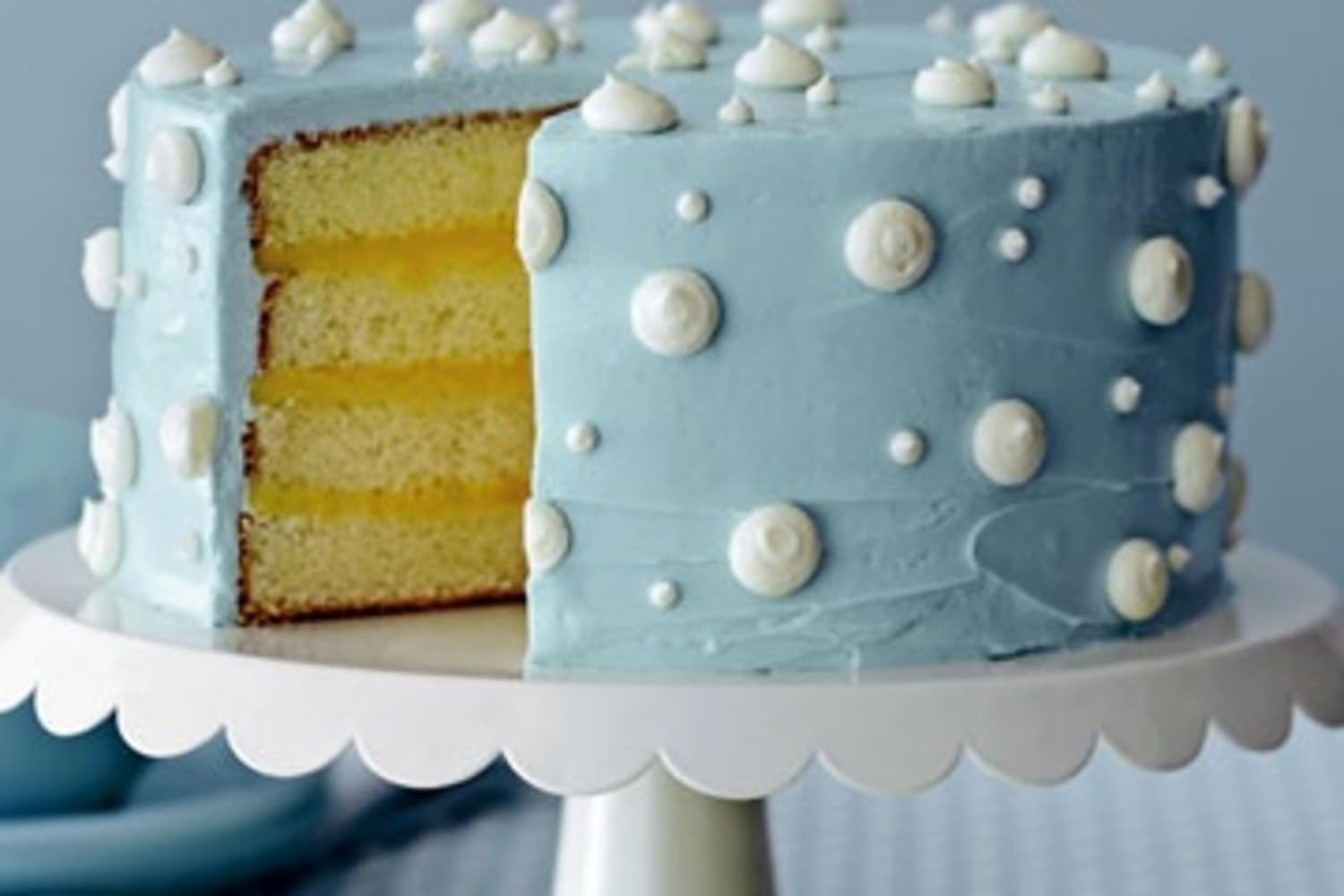 Pretty (and) Easy: Polka Dot Cake from Country Living | The Kitchn