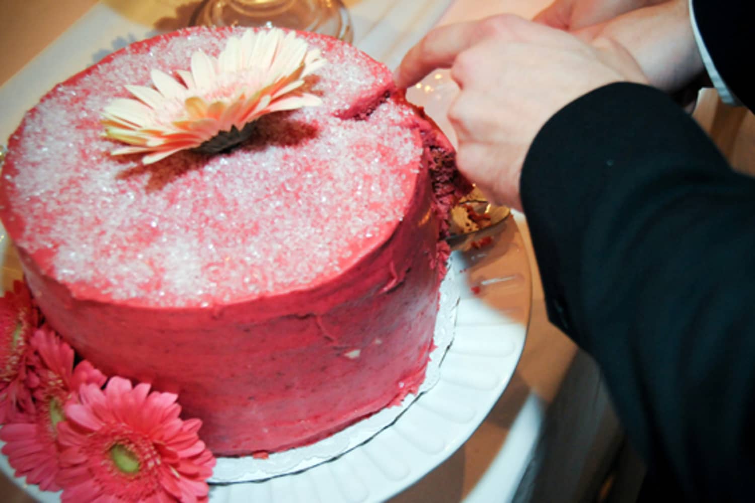 Recipe: Hot Pink Raspberry Cake | The Kitchn