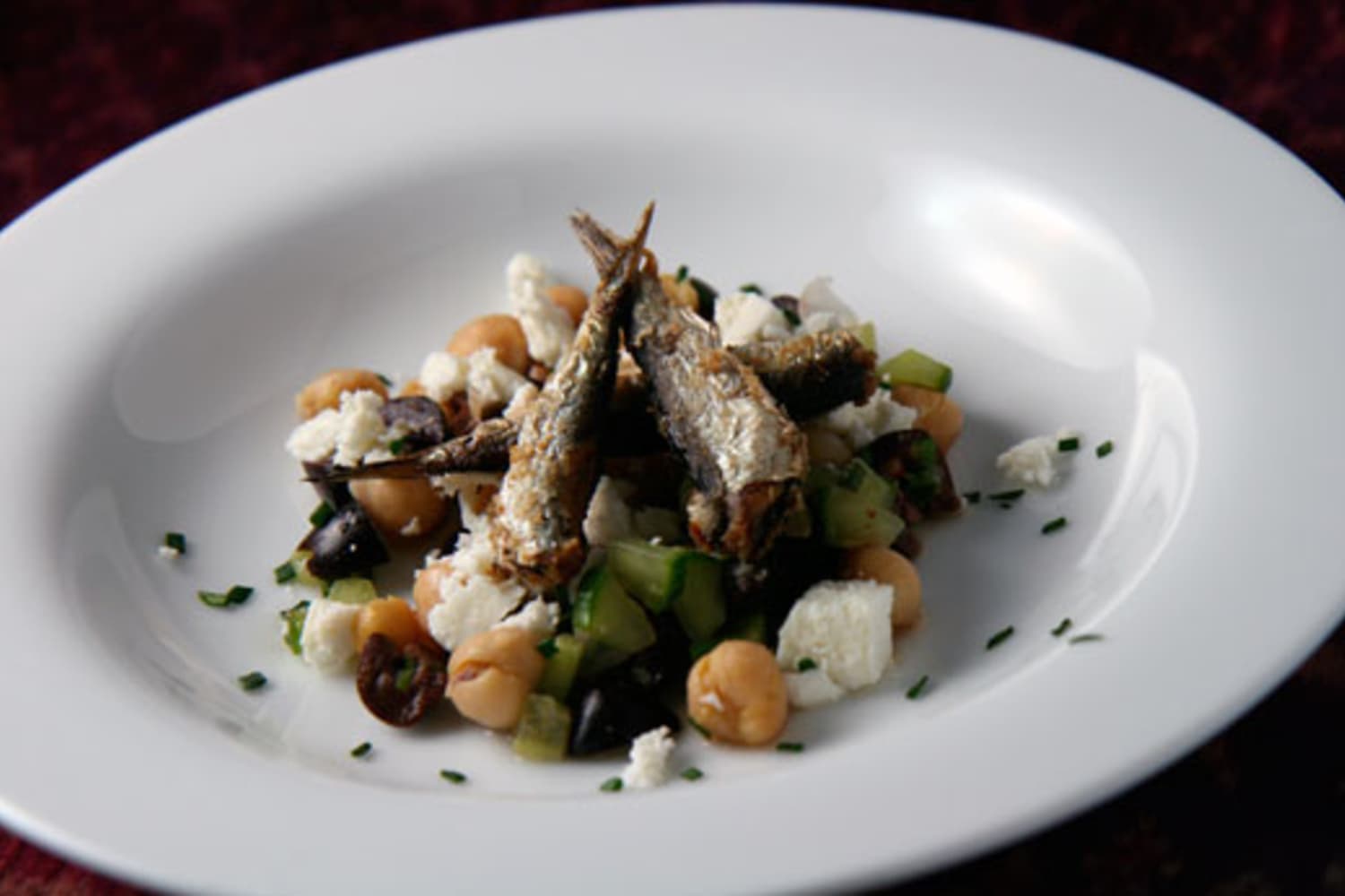 Recipe: Sardine Salad with Chickpeas and Feta | The Kitchn
