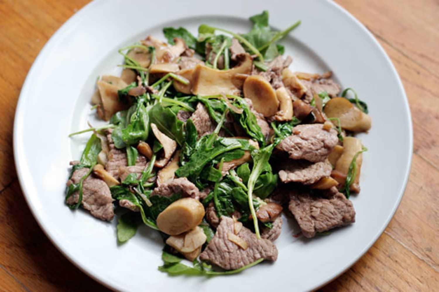 Escape to Italy with a Recipe: Straccetti con Rucola e Funghi | The Kitchn
