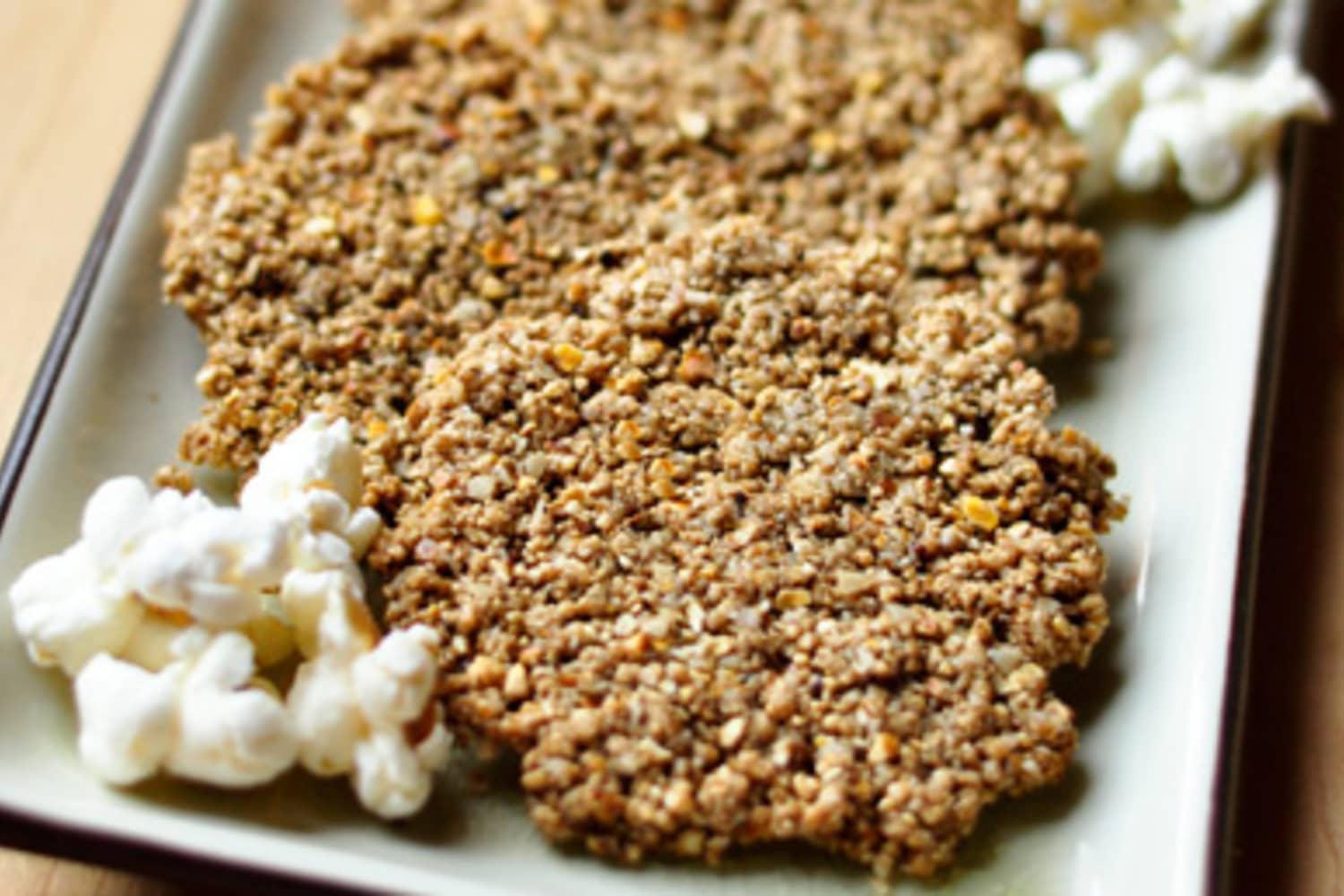 Afternoon Snack Recipe: Maple-Cinnamon Popcorn Wafers | The Kitchn
