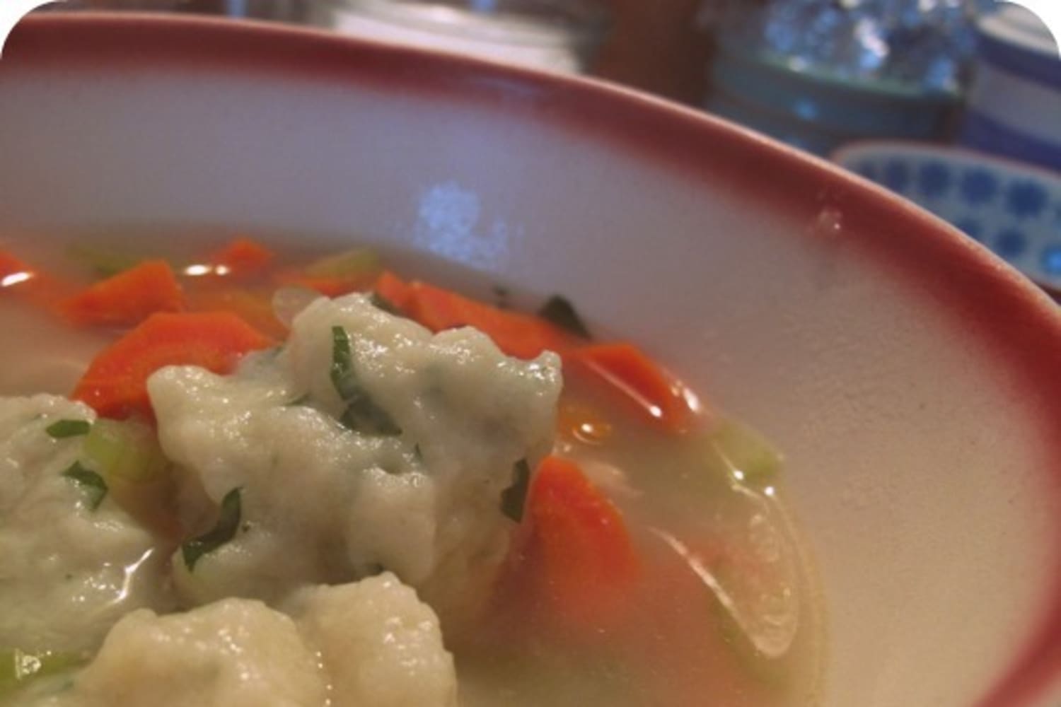 All Afternoon or Less Than an Hour: Chicken Soup with Herb Dumplings A ...