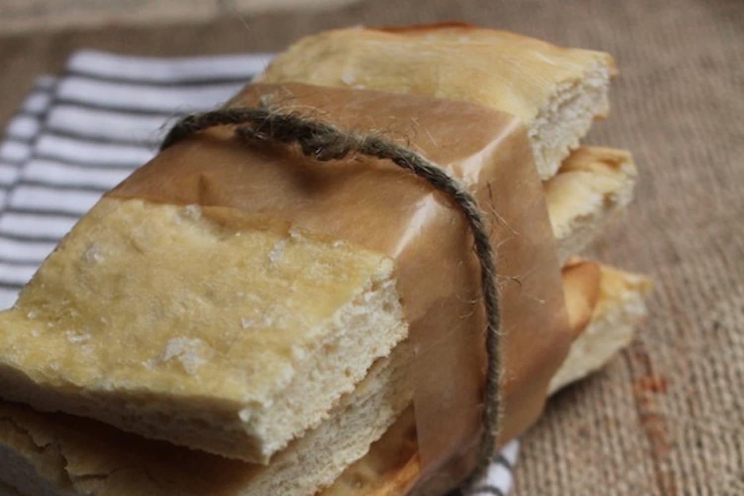 Recipe: Rustic Flatbread with Olive Oil and Sea Salt | The Kitchn