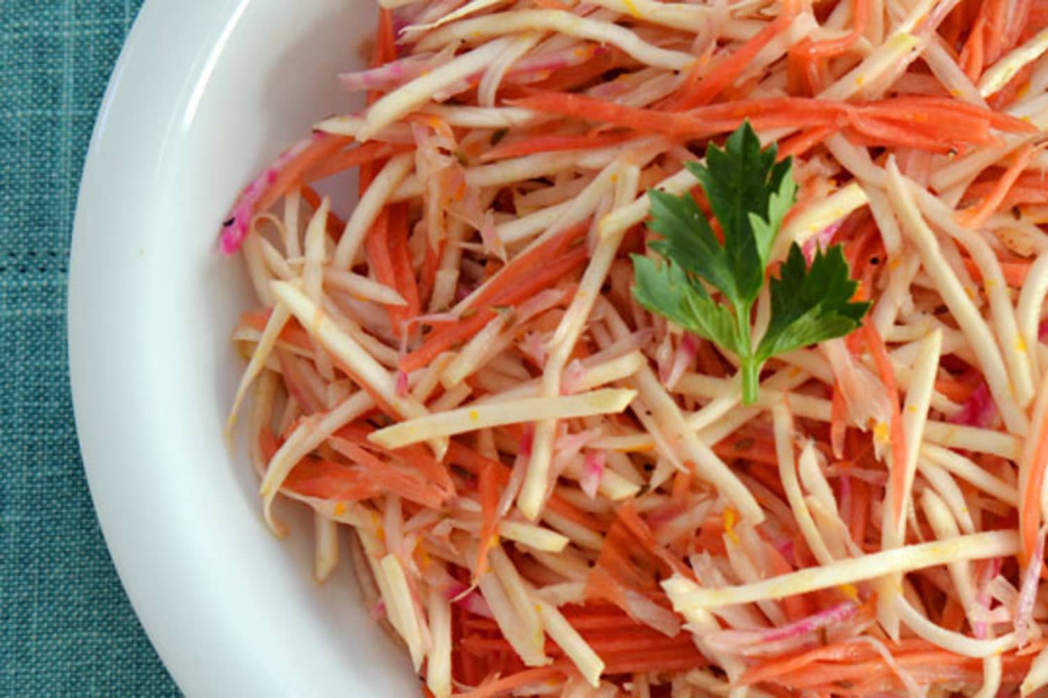 Recipe: Root Vegetable Slaw With Orange-Cumin Dressing | The Kitchn