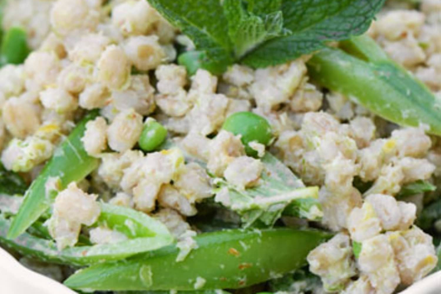 Recipe: Barley Salad With Green Garlic and Snap Peas | The Kitchn