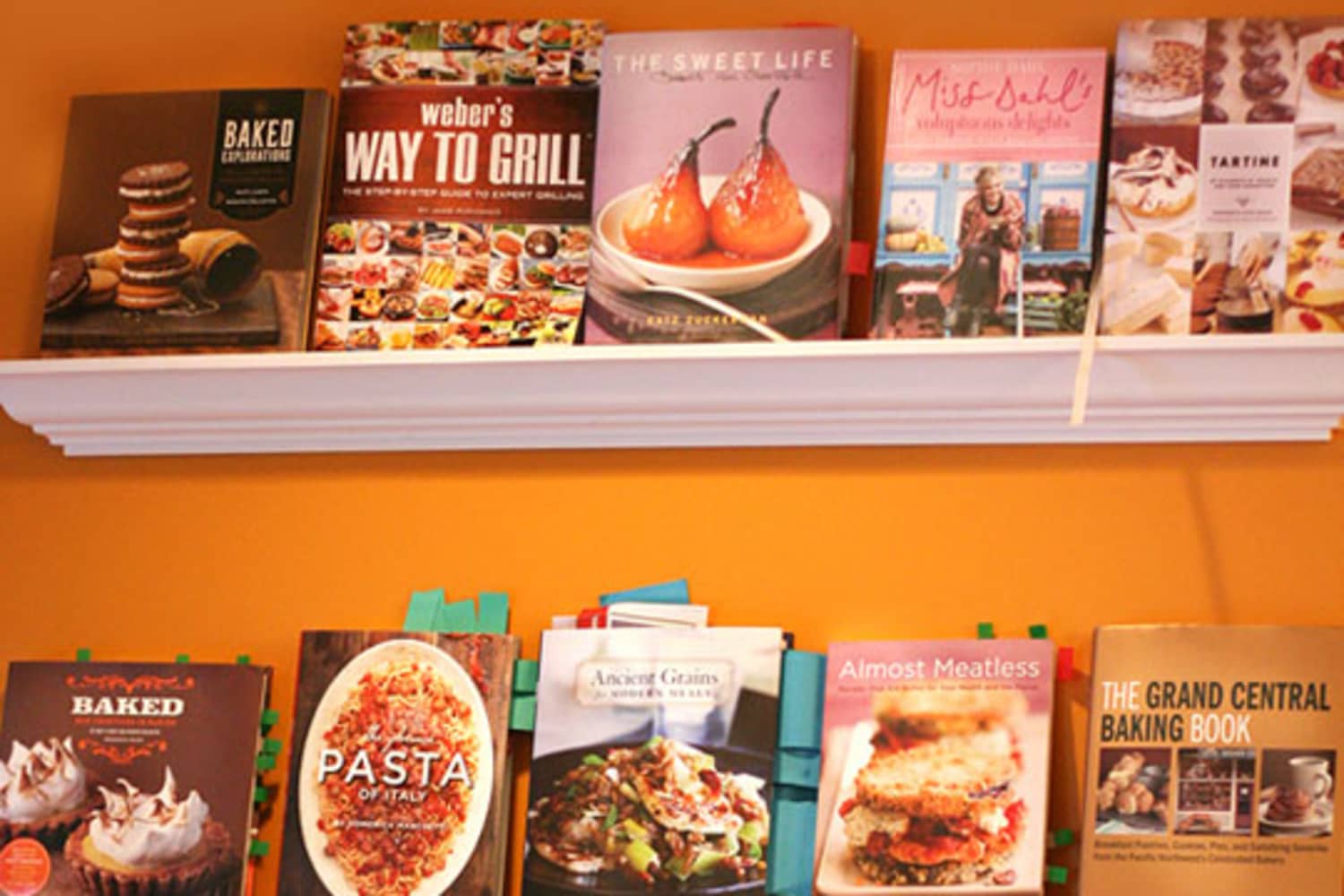 The Cookbook Wall: Bookstore-Style Cookbook Storage | The Kitchn