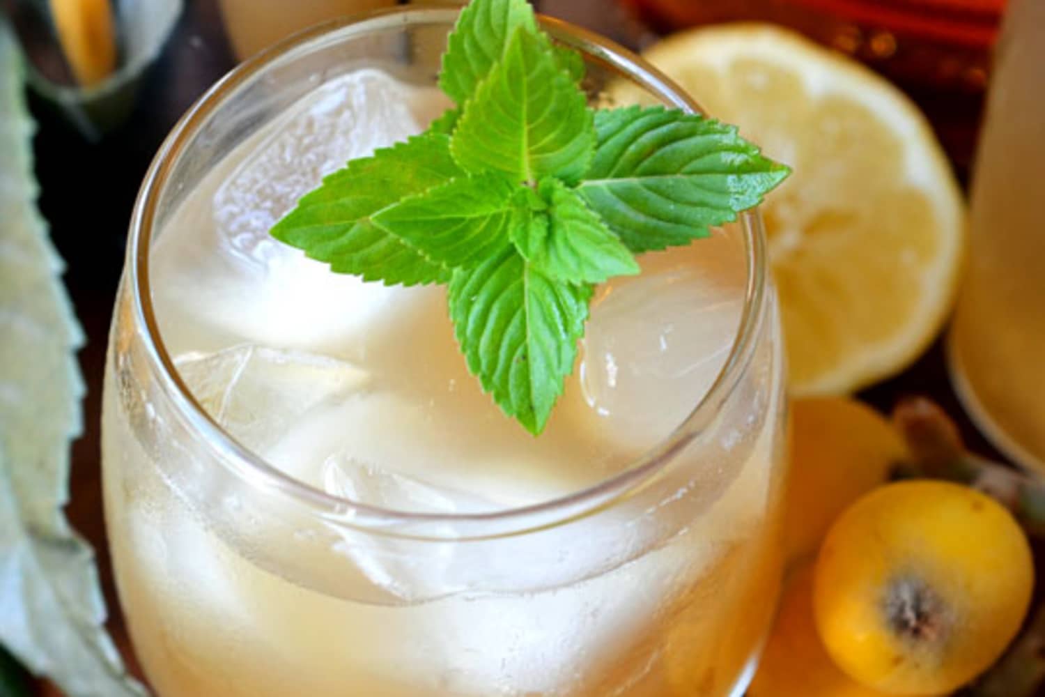 Cocktail Recipe: Loquat Bourbon Smash | The Kitchn