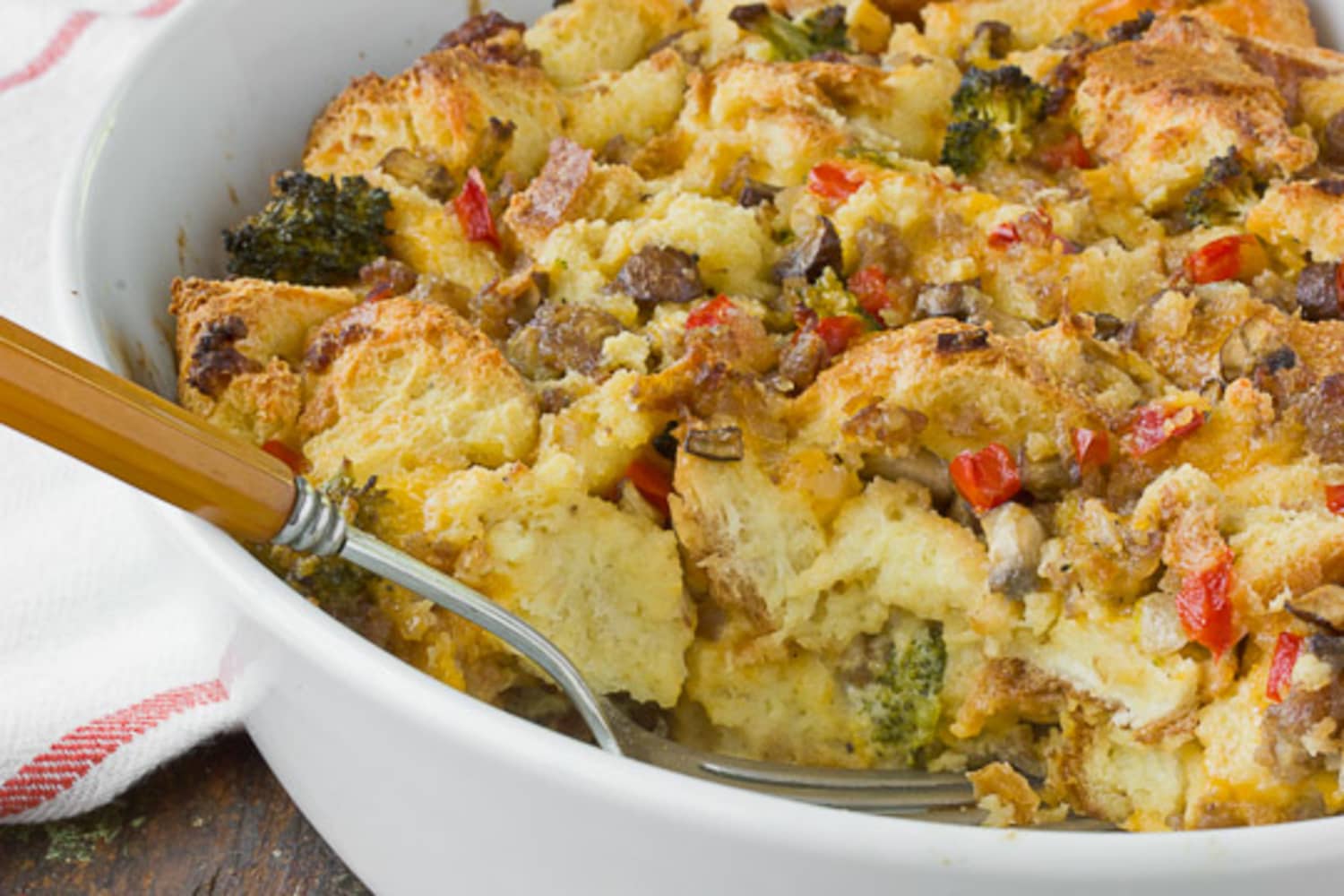Freezer Recipe Sausage And Vegetable Breakfast Casserole The Kitchn
