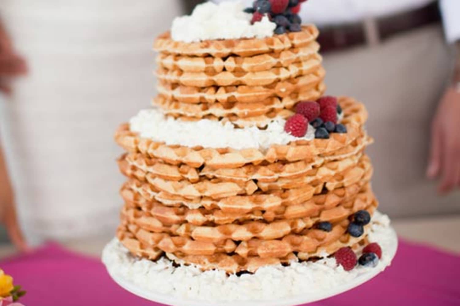 Look! A Waffle Wedding Cake | The Kitchn