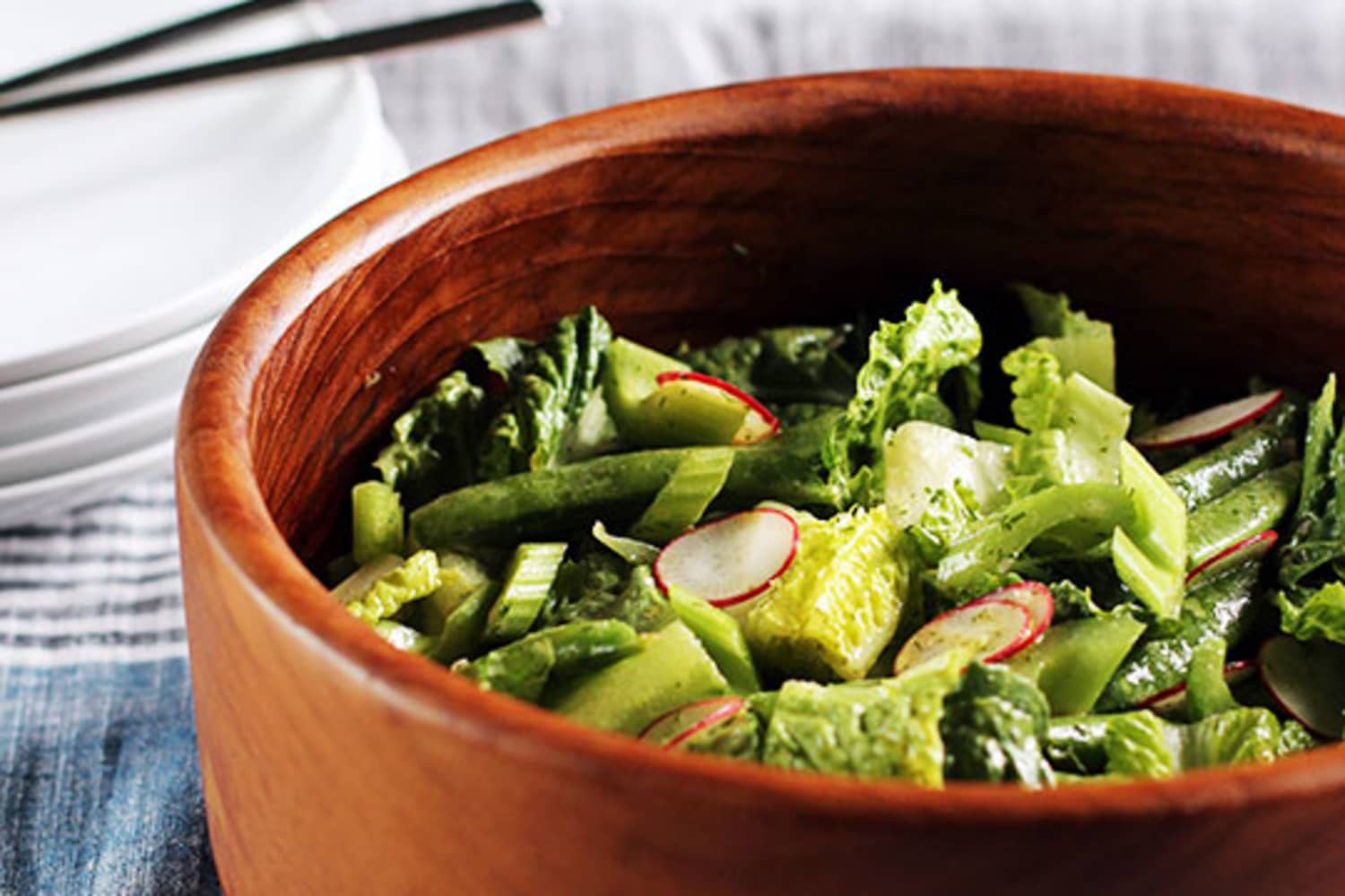 Recipe: Crunchy Spring Salad with Dill Dressing | The Kitchn