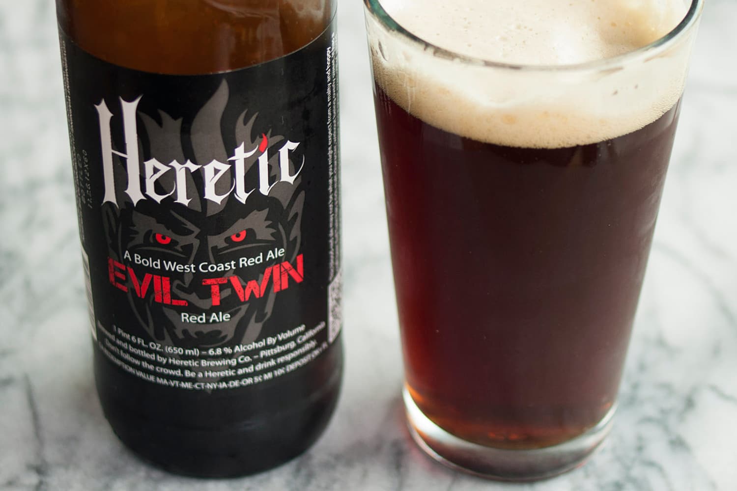 Beer Review: Evil Twin Red Ale from Heretic Brewing Company | The Kitchn