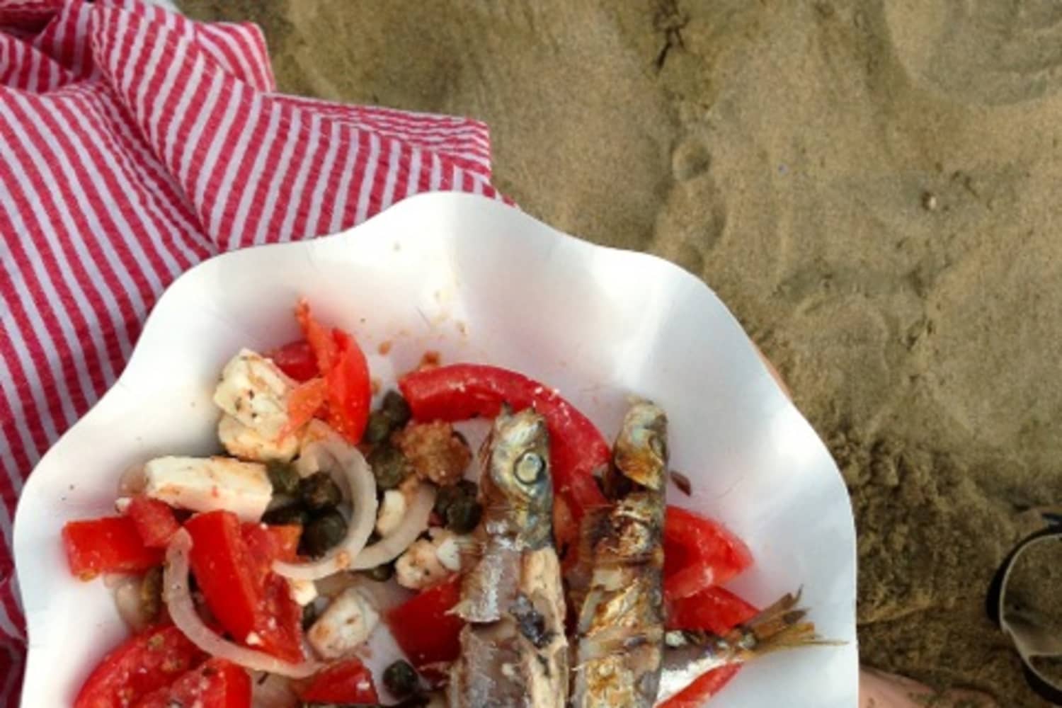 True Greek Recipe: Paximadi Bread Salad with Tomatoes, Feta and Capers ...