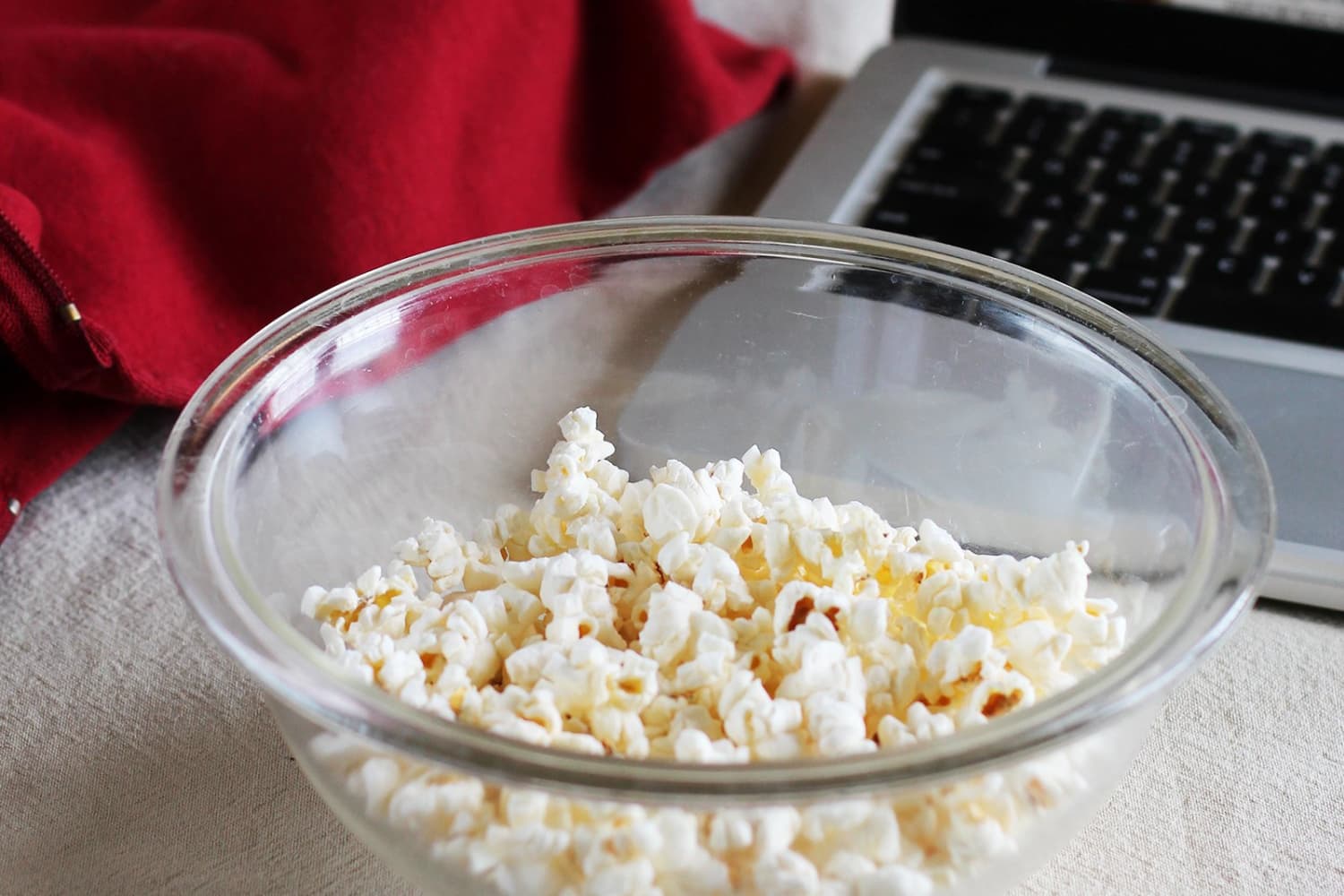 Yes, This Is the Best Way to Eat Popcorn at Your Desk | The Kitchn