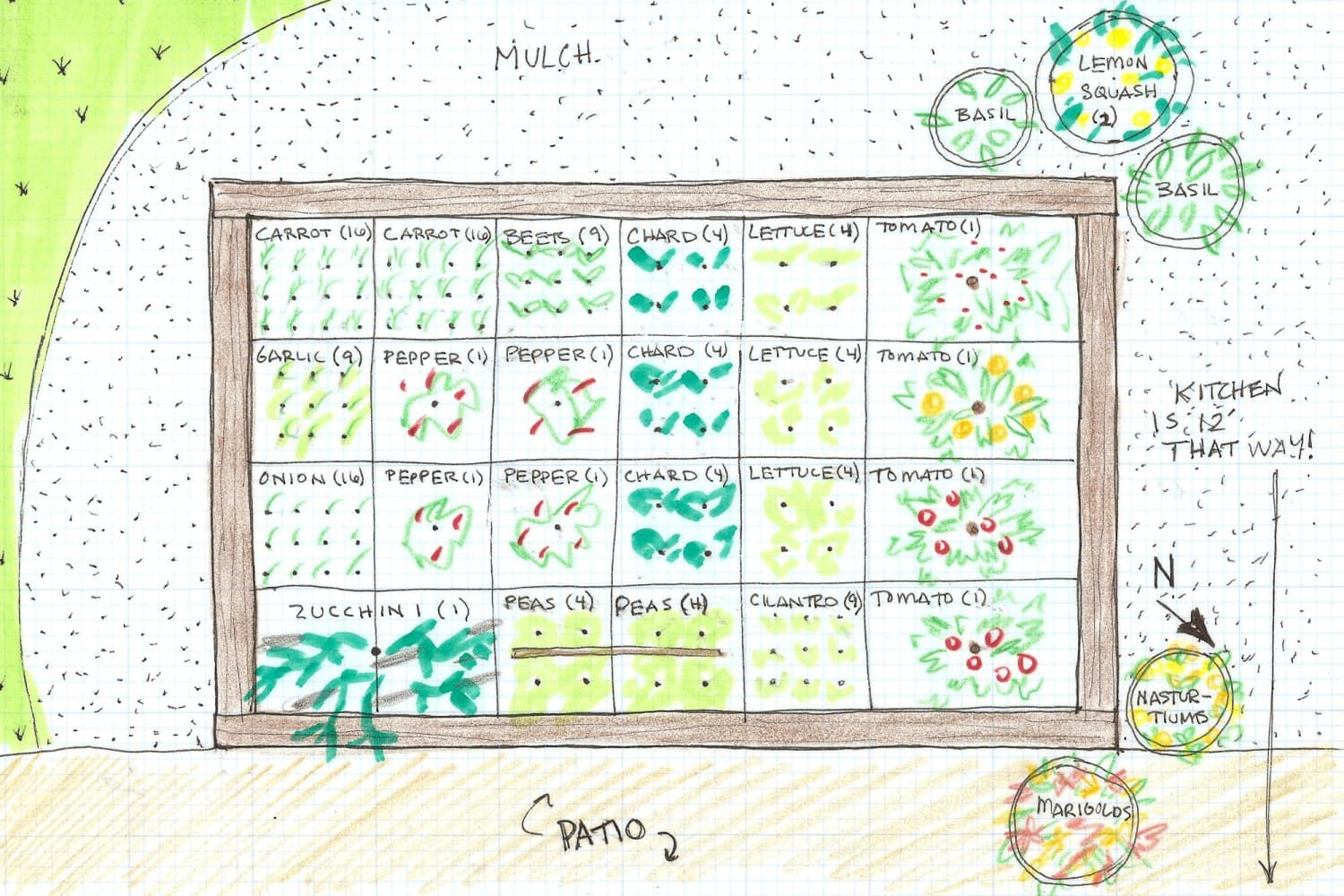 My Spring Project: Start a Garden, Week 1: Kitchen Garden Layout & Seed ...