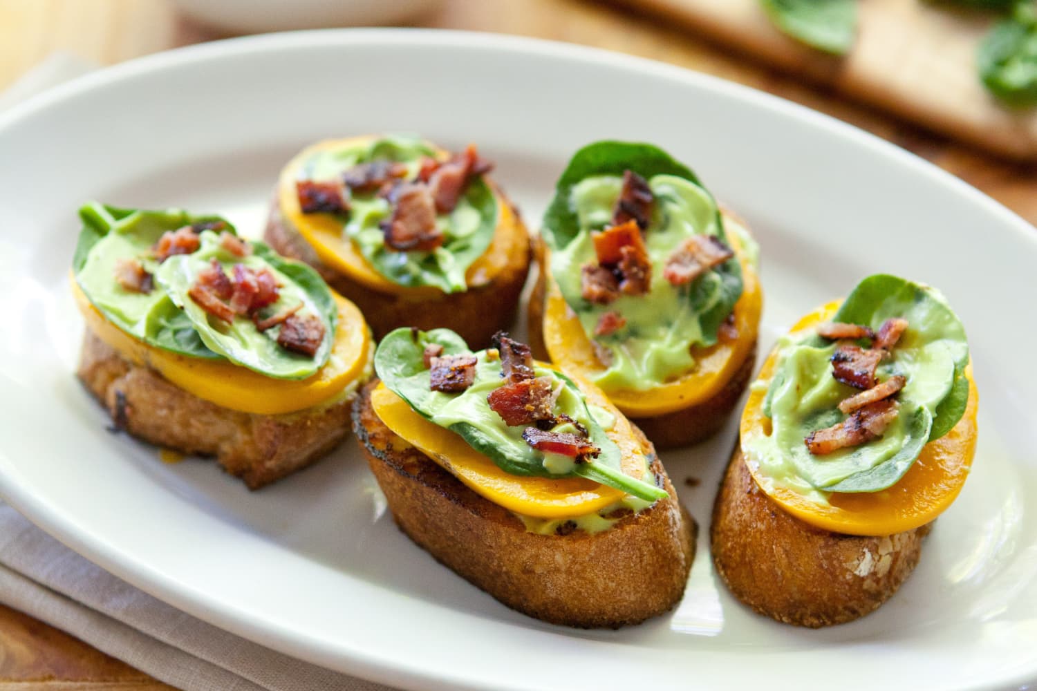 Recipe: BLT Bites with Avocado Cream | The Kitchn