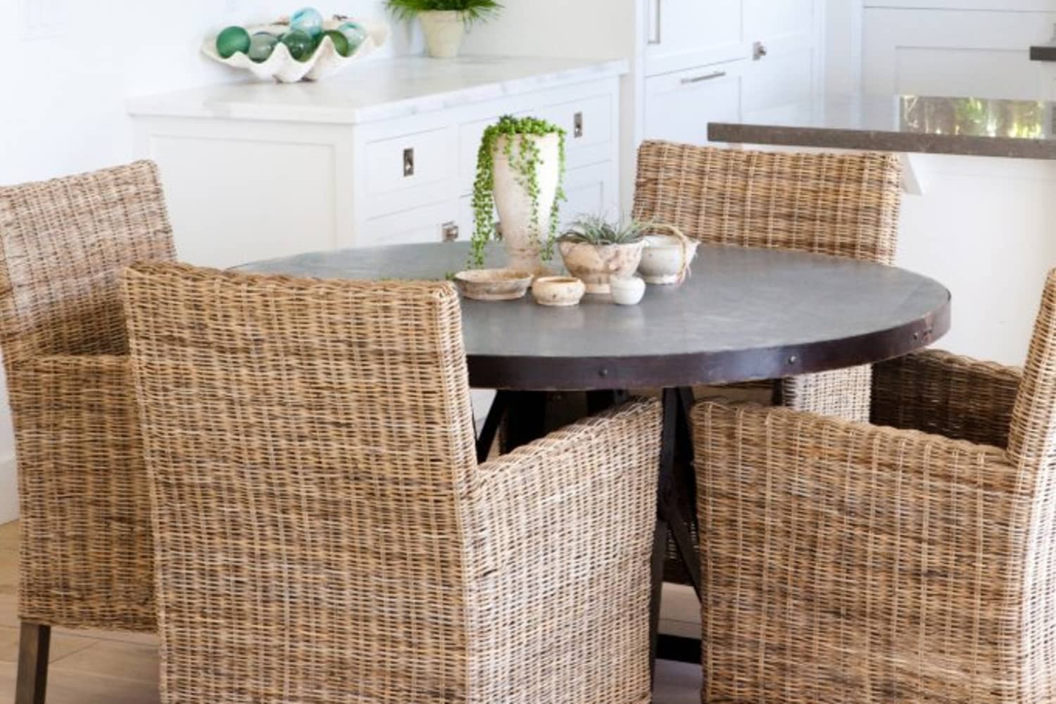 Bring Summer Inside with Wicker Chairs at the Dining Table | The Kitchn